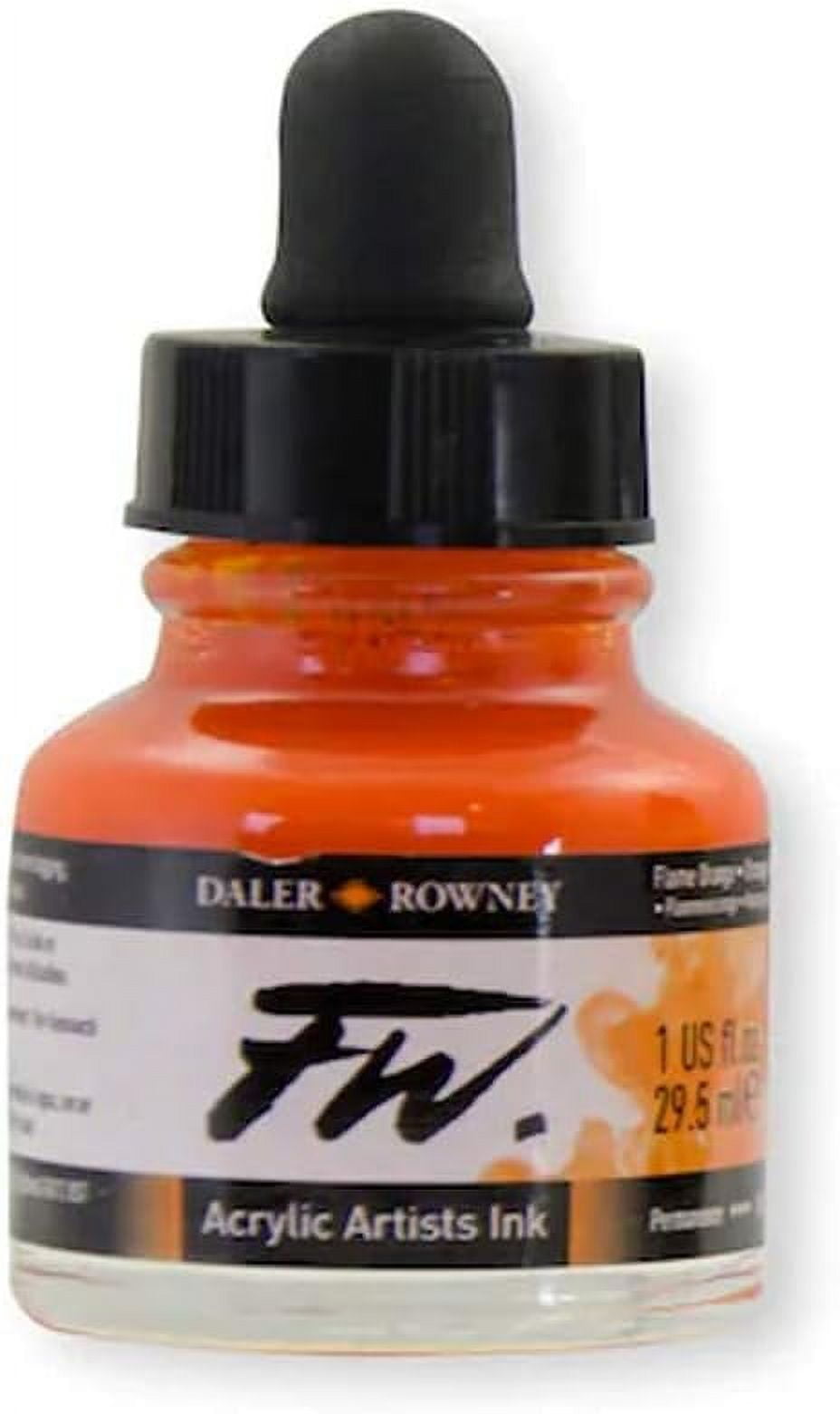 Daler-Rowney FW Acrylic Artists' Ink (Flame Orange) - Walmart.com