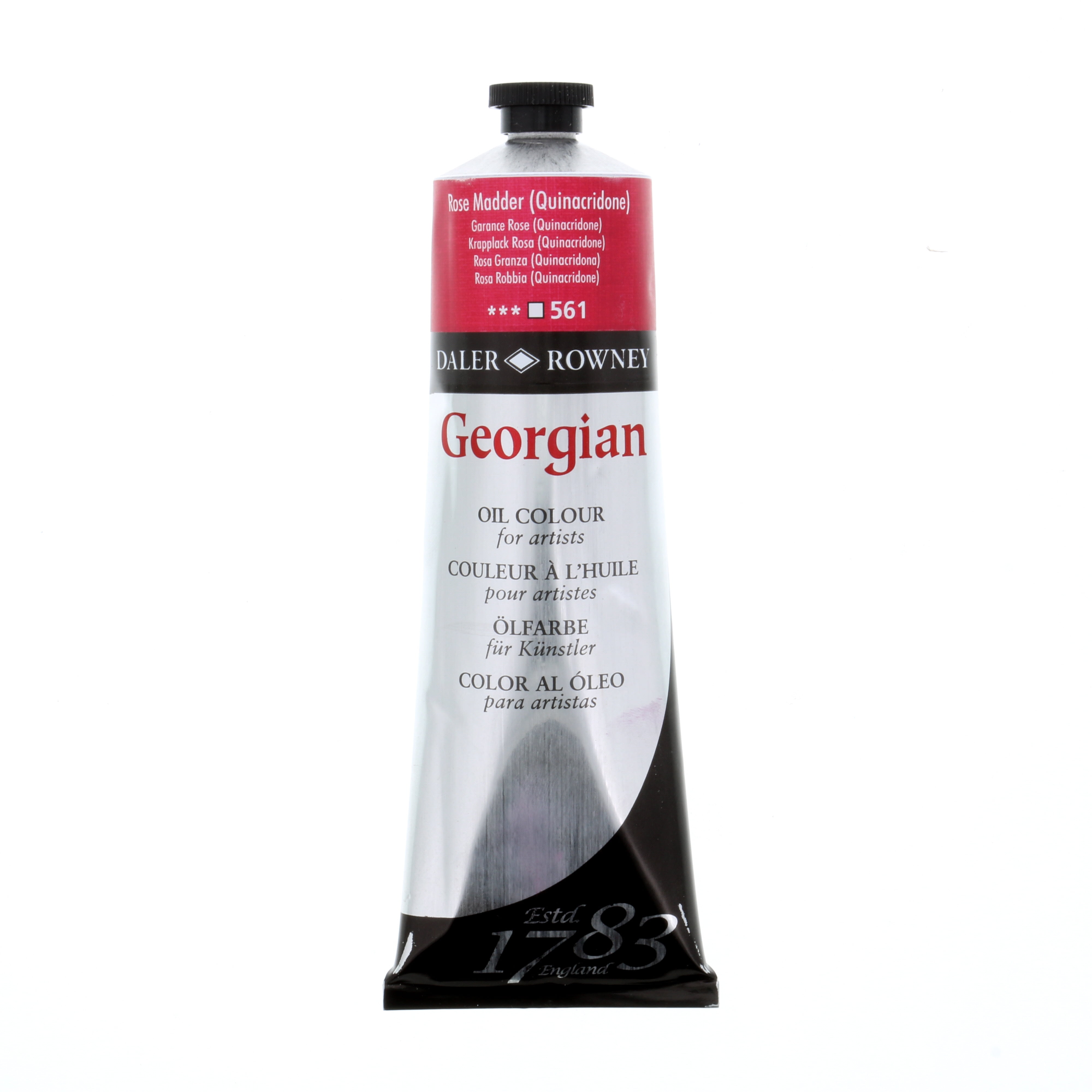 Daler-Rowney Georgian Oil Color, 225ml Tube, Rose Madder - Walmart.com
