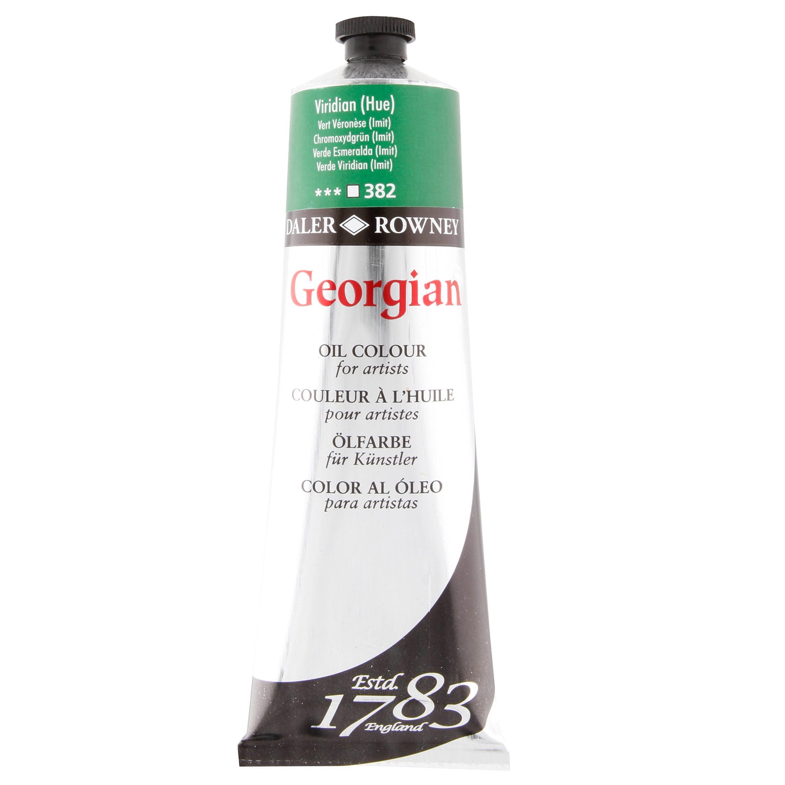 Daler-Rowney Georgian Oil Color, 225ml, Viridian Hue - Walmart.com