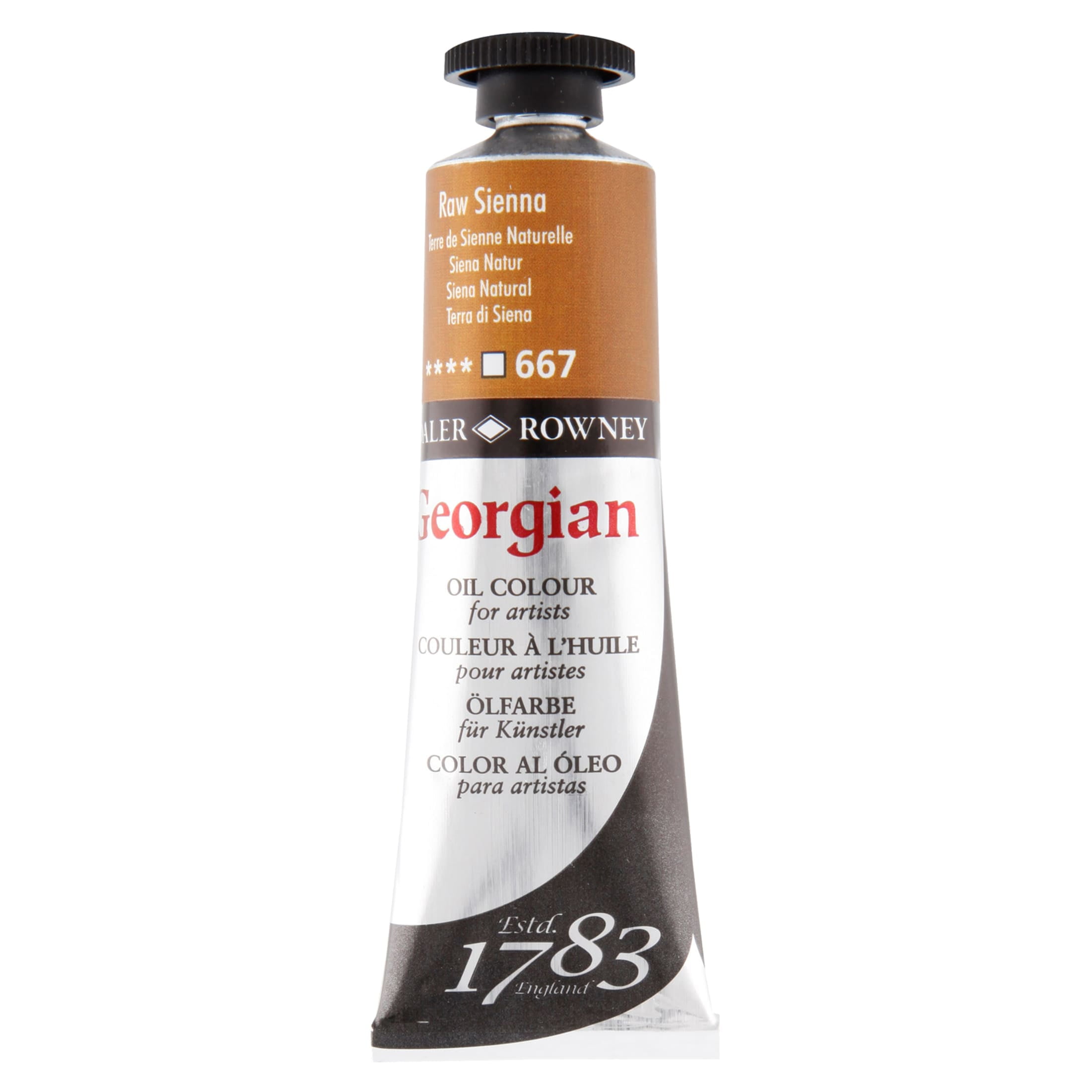 Daler-Rowney Georgian Oil Color, 38ml, Raw Sienna - Walmart.com