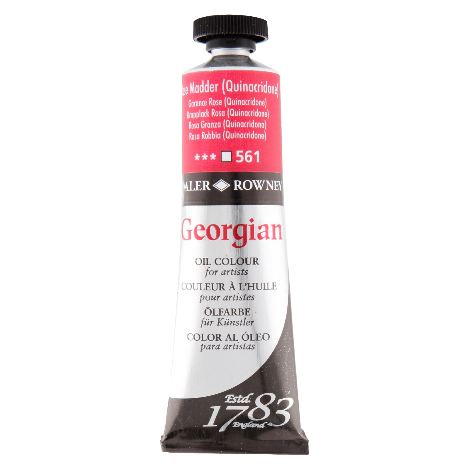 Daler-Rowney Georgian Oil Color, 38ml Tube, Rose Madder - Walmart.com