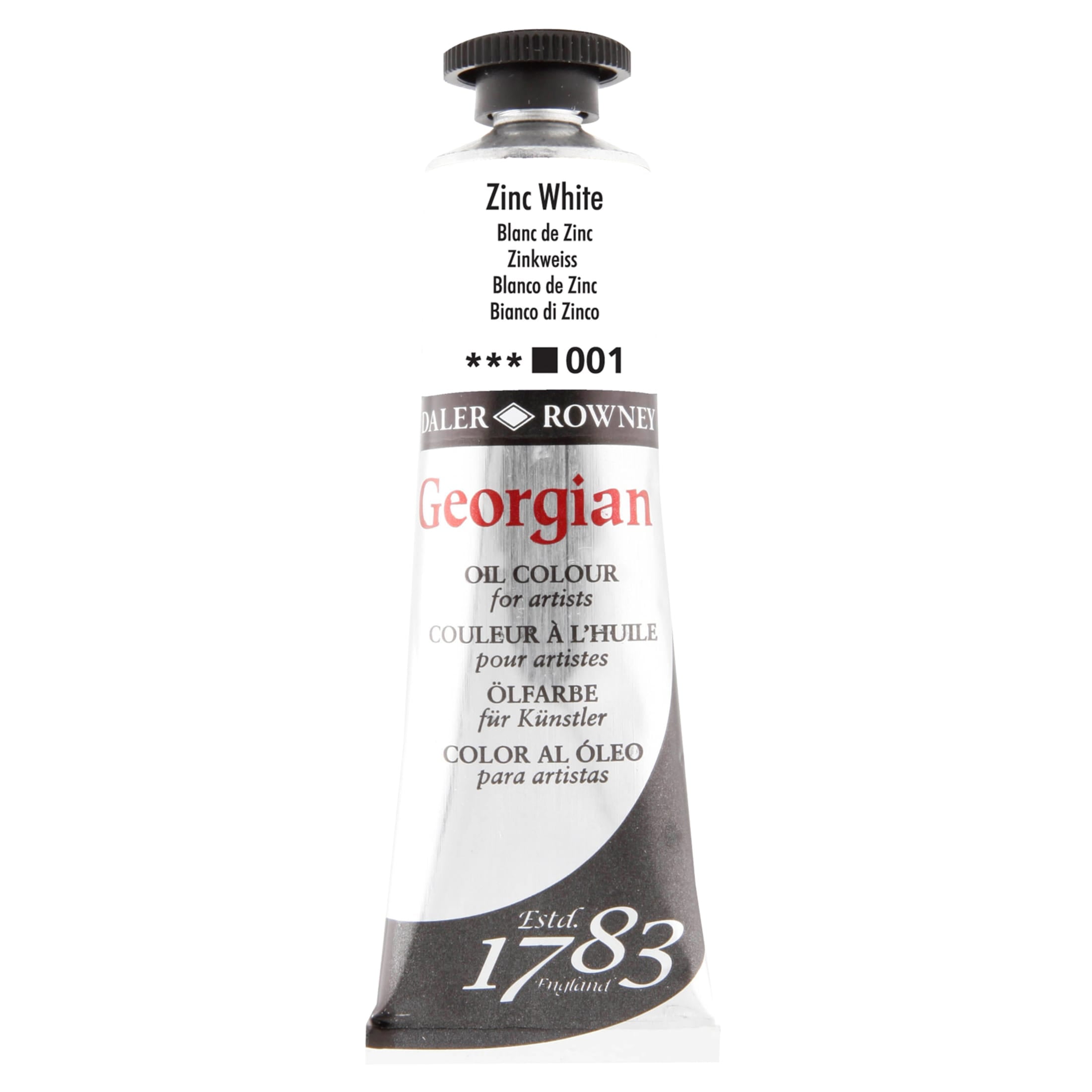 Daler-Rowney Georgian Oil Color, 38ml, Zinc White - Walmart.com