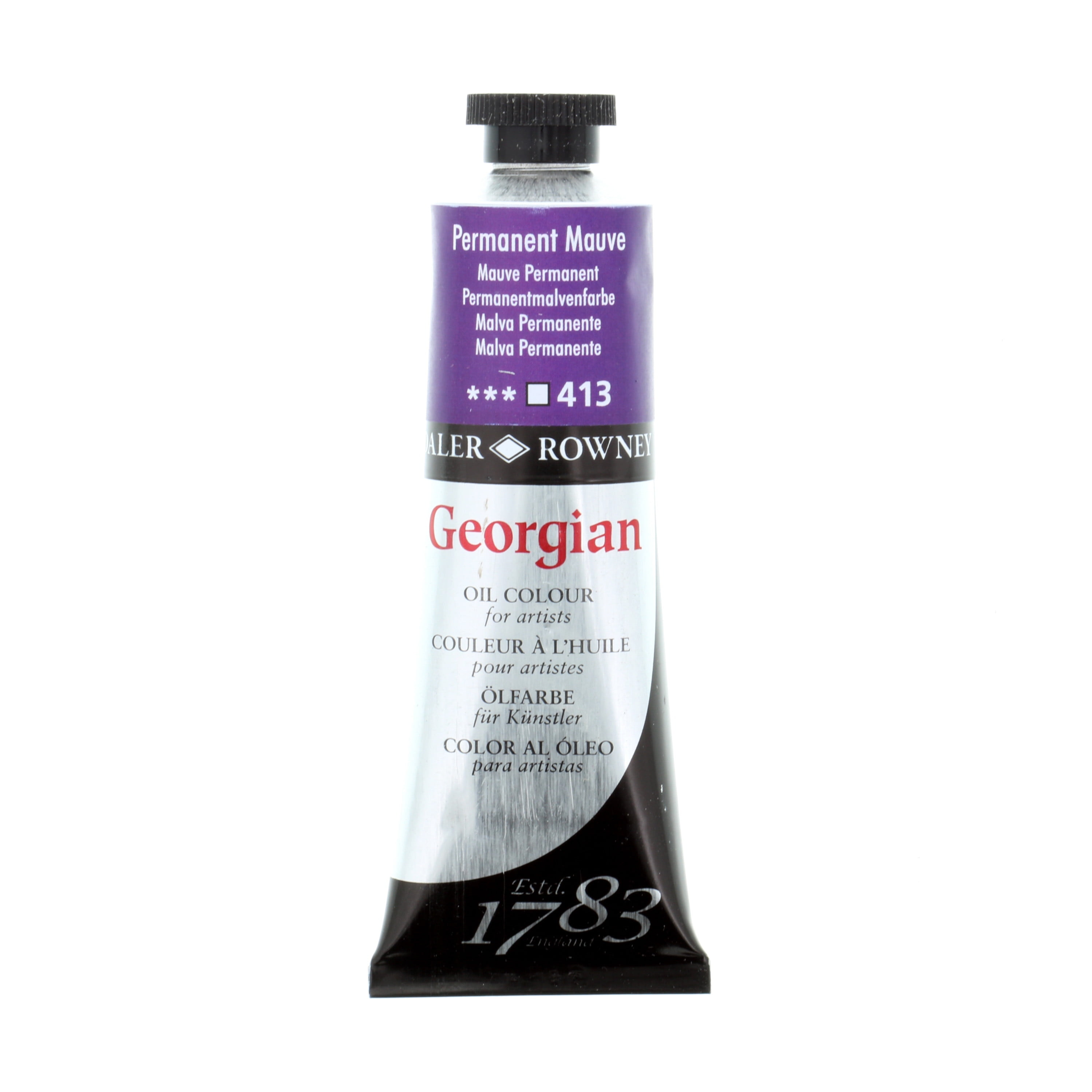 Daler-Rowney Georgian Oil Color, 75ml Tube, Permanent Mauve - Walmart.com