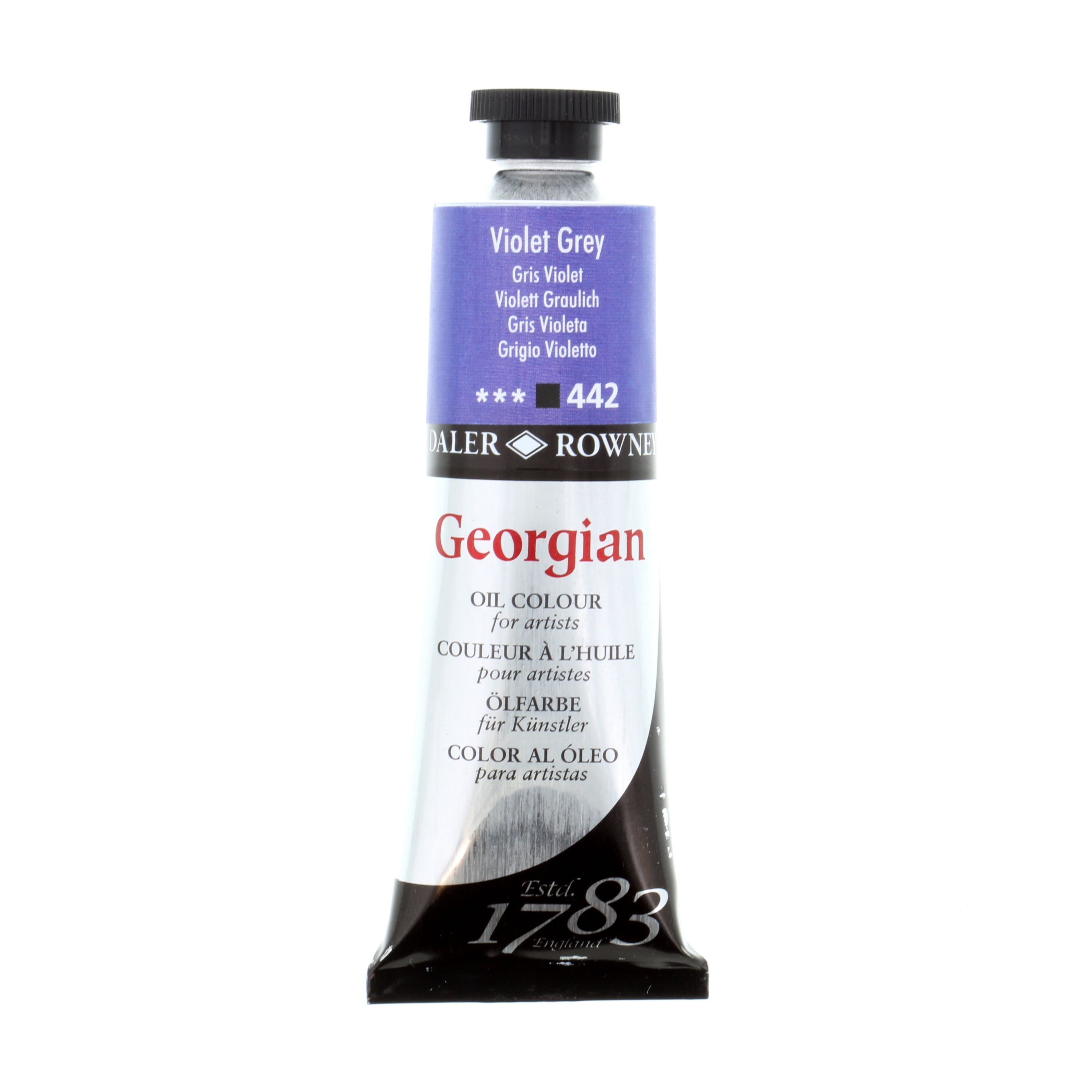 Daler-Rowney Georgian Oil Color, 75ml Tube, Violet Gray - Walmart.com