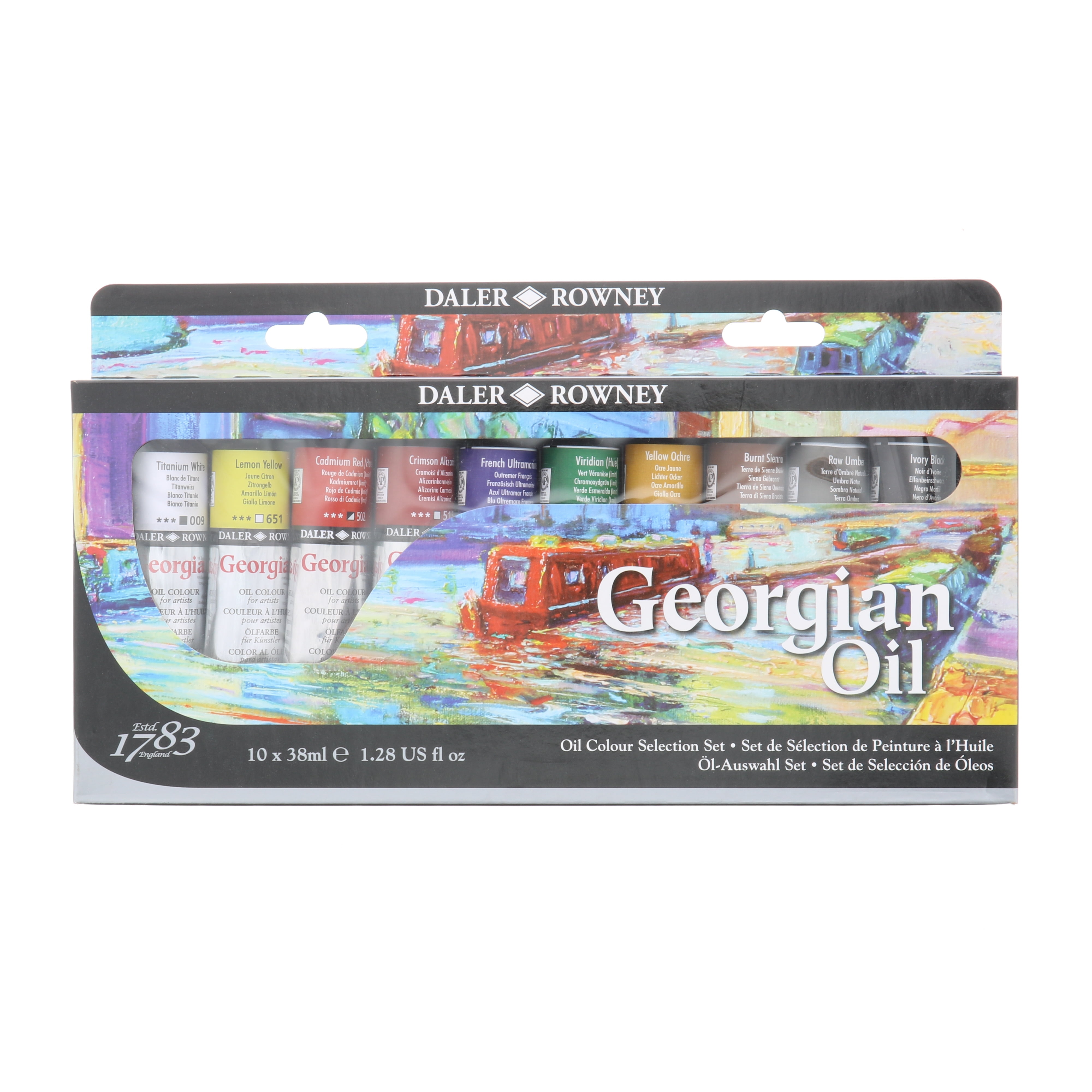 Daler-Rowney Georgian Oil Color Set, Palette Selection - Walmart.com