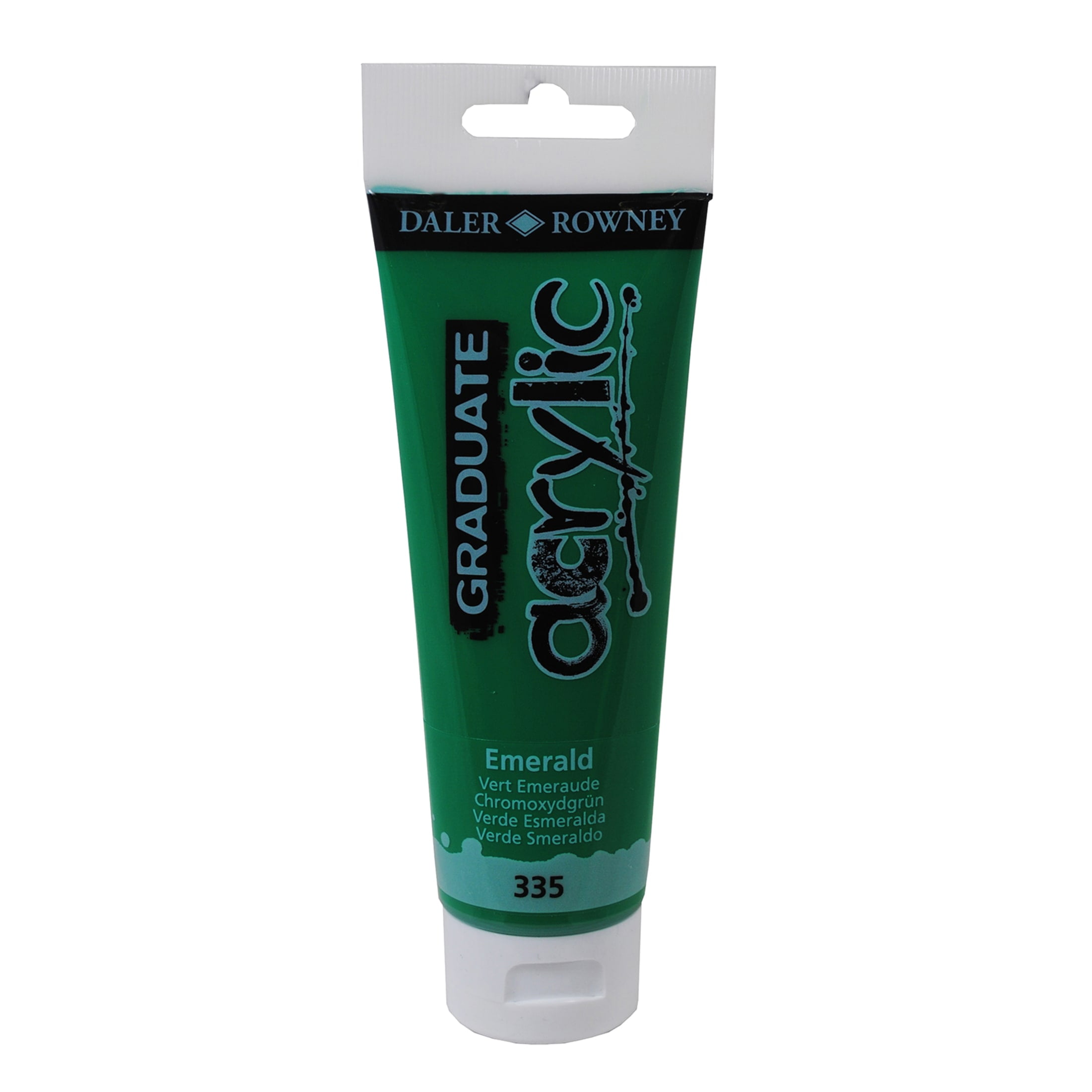 Daler-Rowney Graduate Acrylic, 120ml Tube, Emerald - Walmart.com
