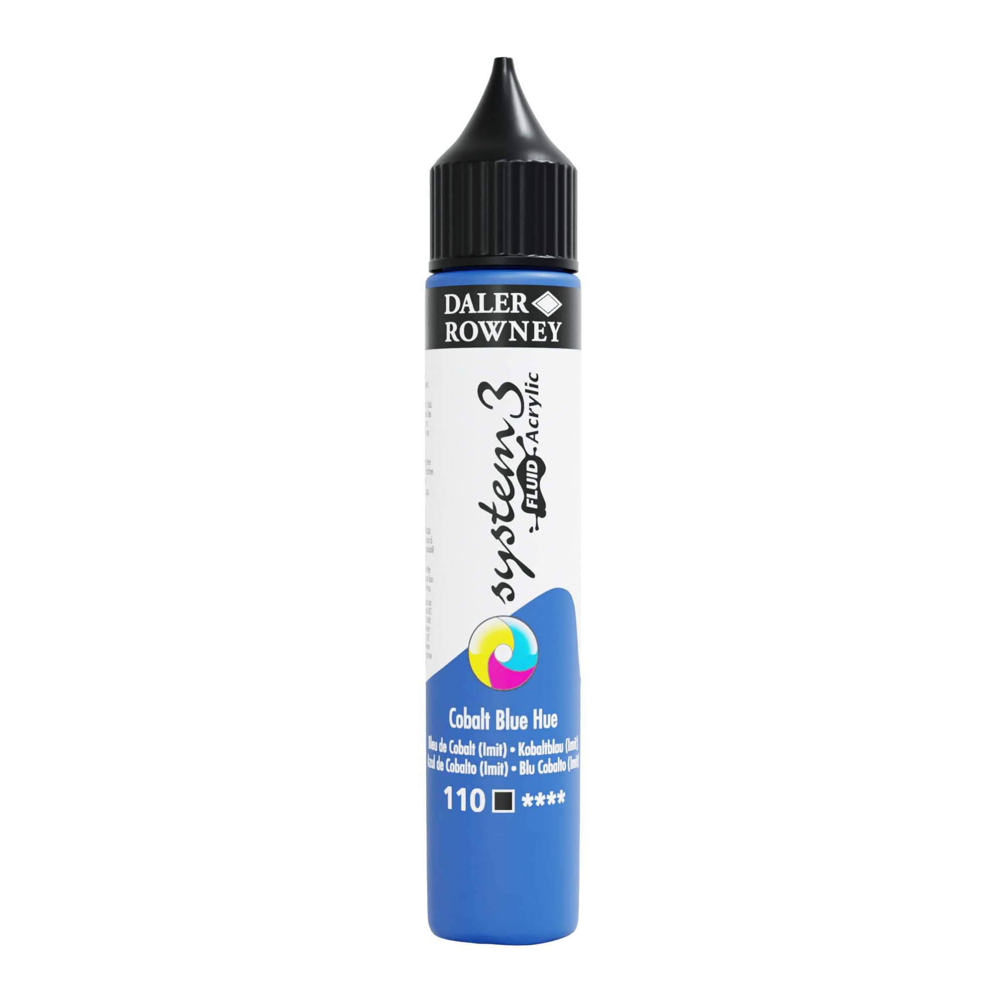 Daler-Rowney System 3 Fluid Acrylic, 29.5ml, Cobalt Blue Hue - Walmart.com