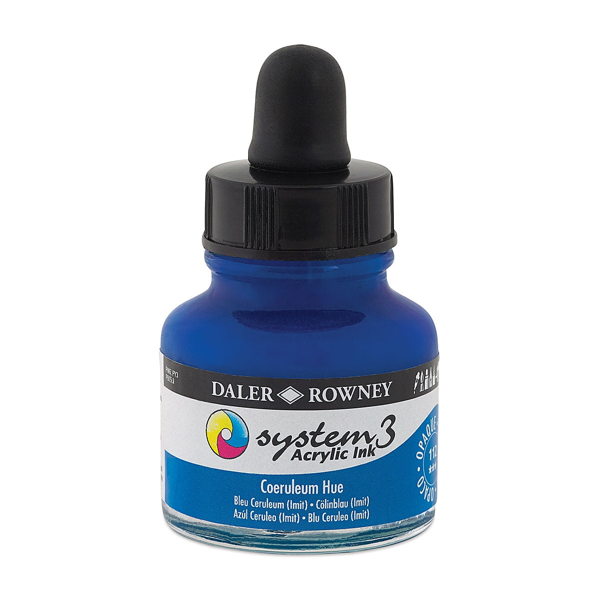 Daler-Rowney System3 Acrylic Ink - Coeruleum Blue Hue, 1 oz - Walmart.com