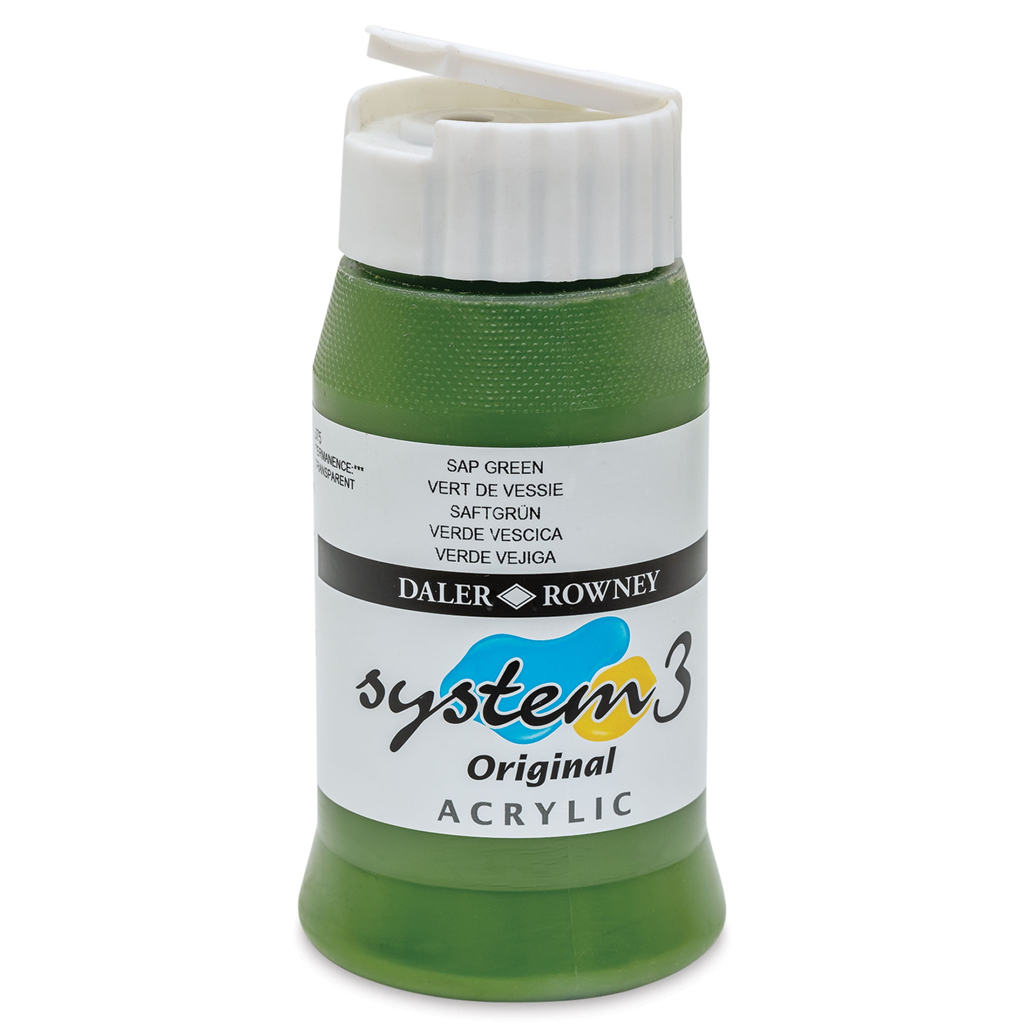 Daler-Rowney System3 Acrylic - Sap Green, 500 ml bottle - Walmart.com