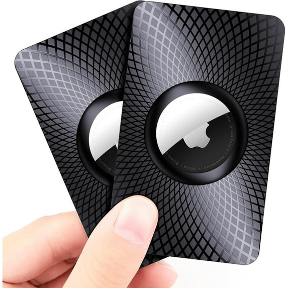Daletu 2 Pack Apple AirTag Card Holder, Ultra-Thin Wallet Tracker Case ...