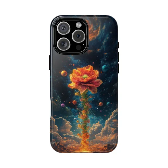 Dali Flower Blooming Orbital Art Case for iPhone 11-17 Pro Max ...