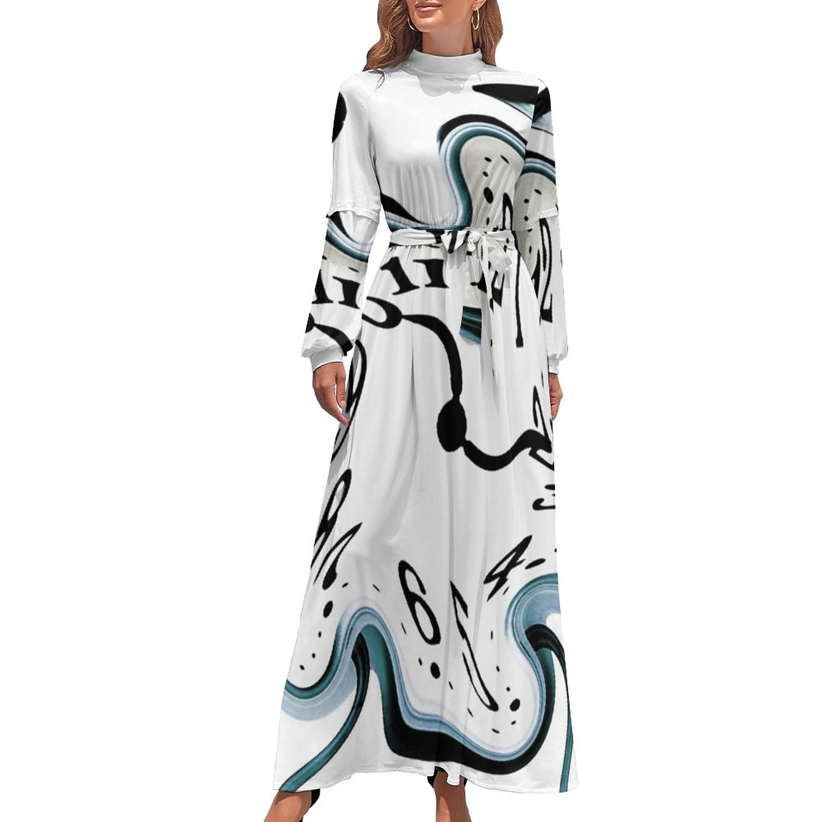 Dali clock Long Dress dress dresses Dance dresses fairy dress - Walmart.com