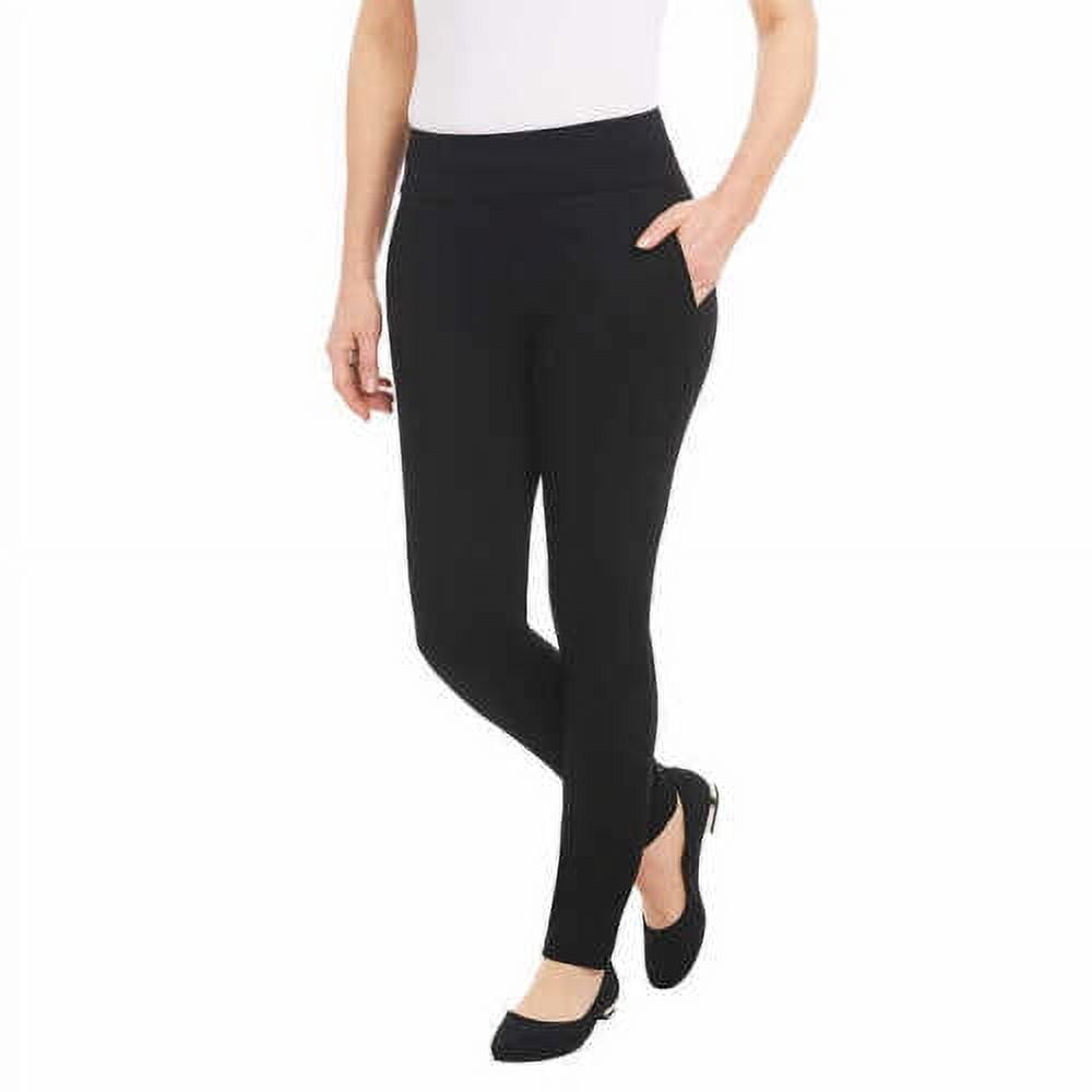 Dalia Ladies Lightweight Pull On Pant With Tummy Control Panel Black Size L Item 1618818