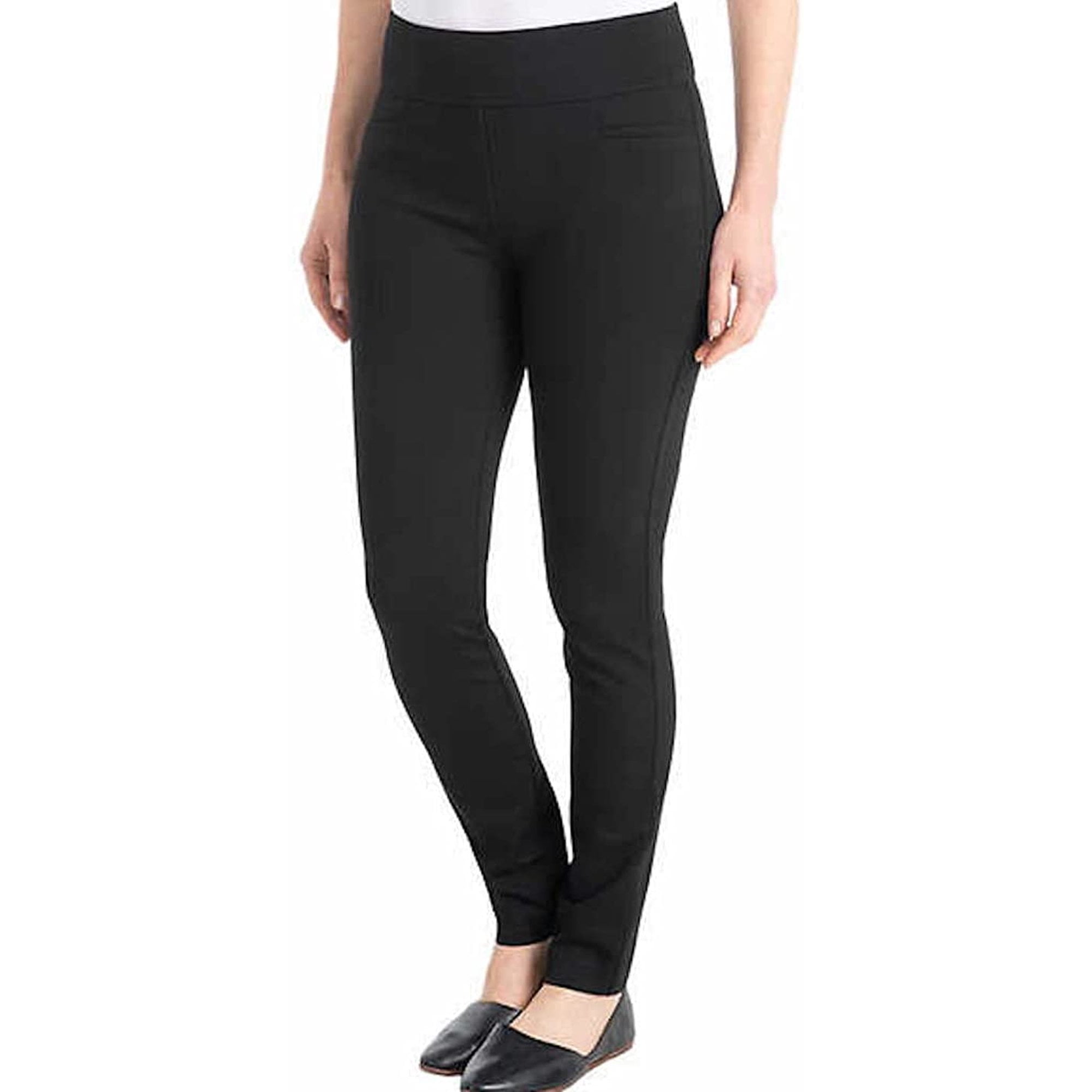 Dalia Ladies' Lightweight Pull-On Pant Built-in Tummy Control Panel ...