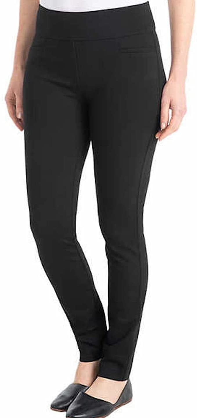 Dalia Womens Pull-on Ponte Pant with Built-in Tummy Control Panel Size ...