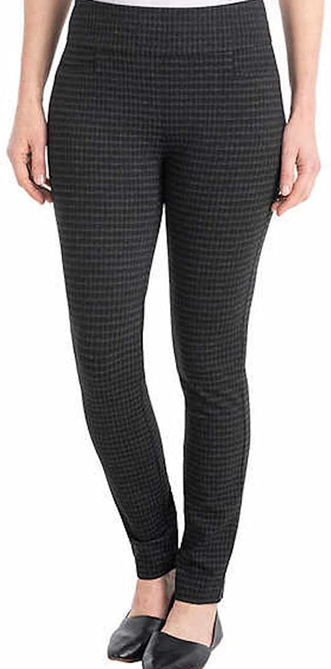 Dalia Womens Pull-on Ponte Pant with Built-in Tummy Control Panel Size ...