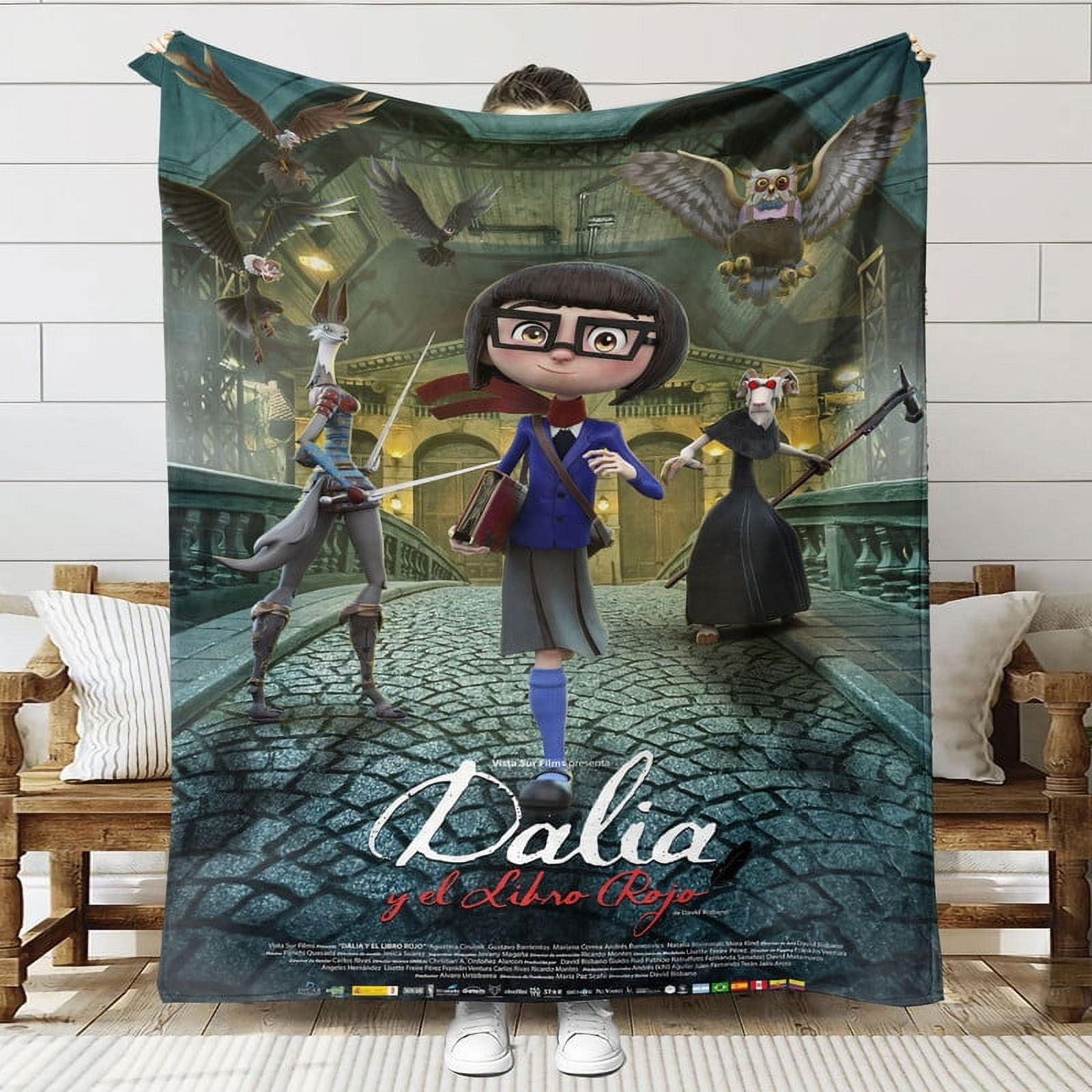 Dalia y el Libro Rojo Throw Blanket Gifts for Fans Lover Girls Boys ...