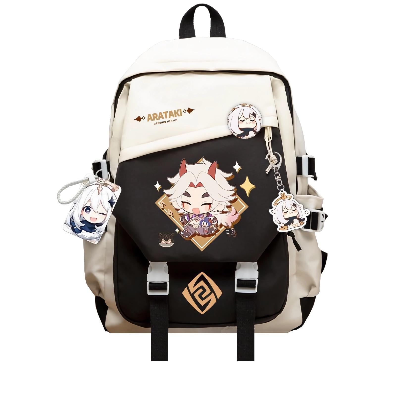 Dalicoter Genshin Impact Backpack Arataki Itto Anime Laptop Bookbag ...