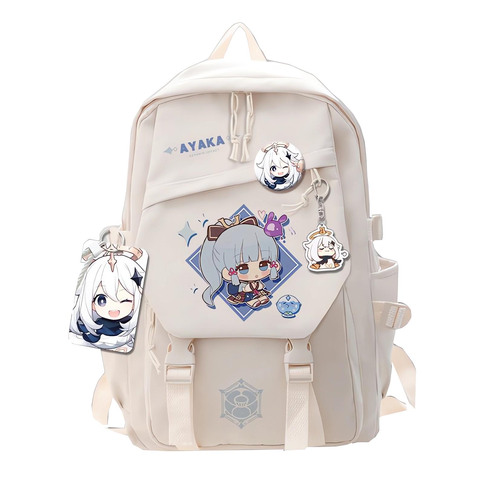 Dalicoter Genshin Impact Backpack Kamisato Ayaka Anime Laptop Bookbag ...