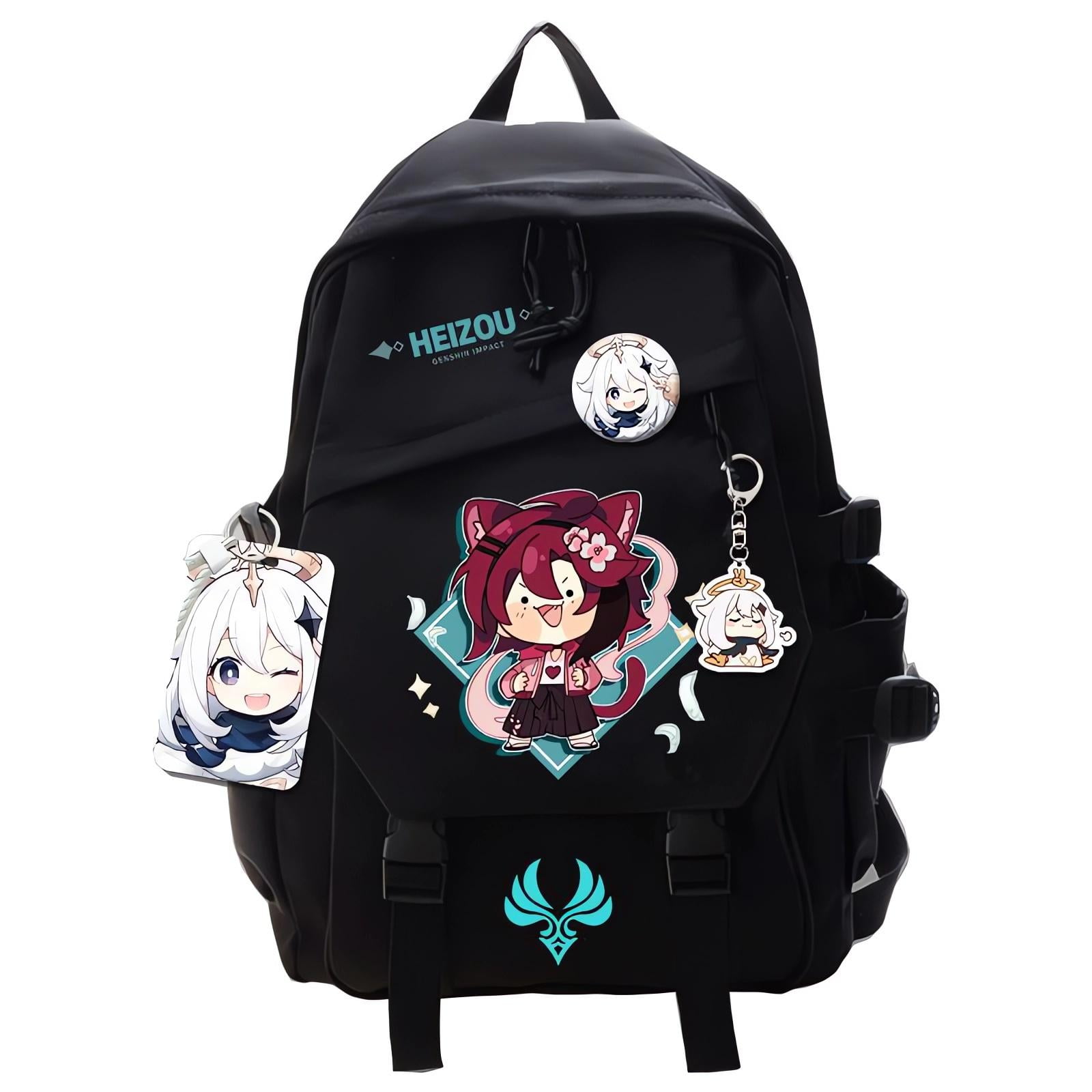 Dalicoter Genshin Impact Backpack Shikanoin Heizou Anime Laptop Bookbag ...