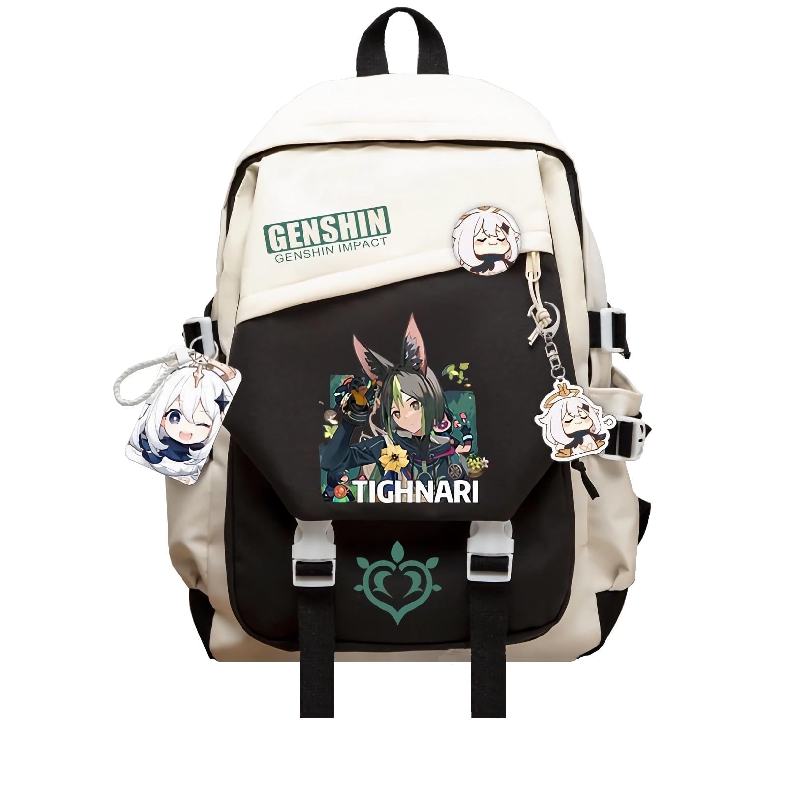 Dalicoter Genshin Impact Backpack Tighnari Anime Laptop Bookbag Student ...