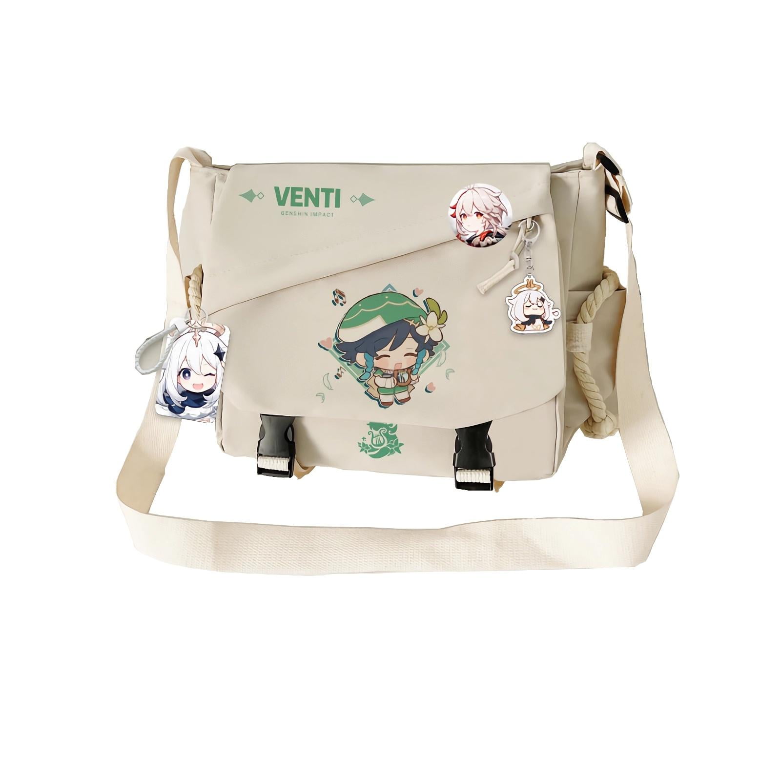 Dalicoter Genshin Impact Handbag Venti Crossbody Bag Single Shoulder Bag Adult Single Shoulder ...