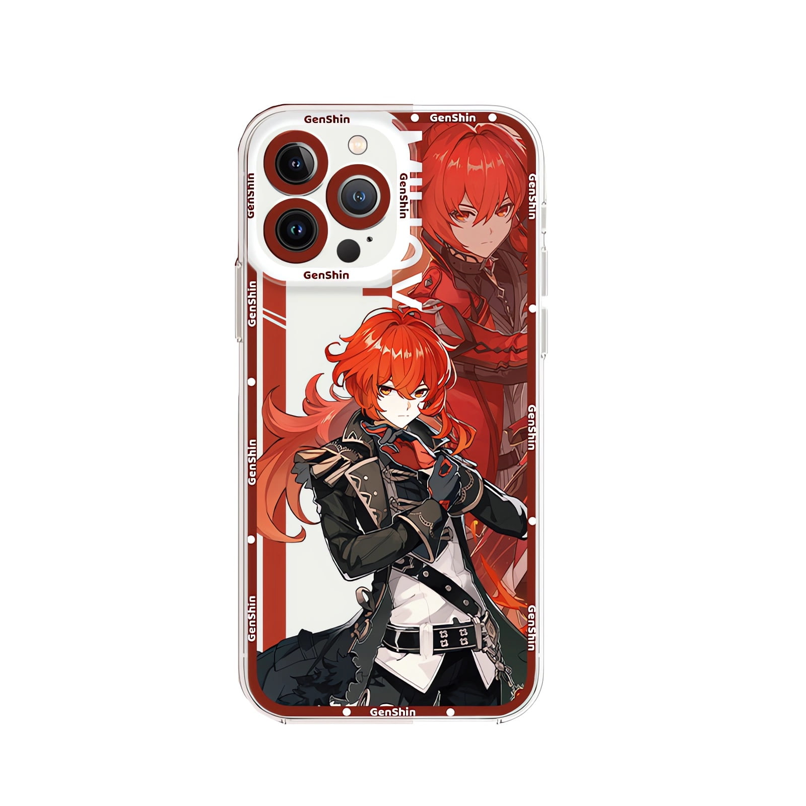 Dalicoter Genshin Impact Phone Case Anime Diluc Phone Case Game Multi ...