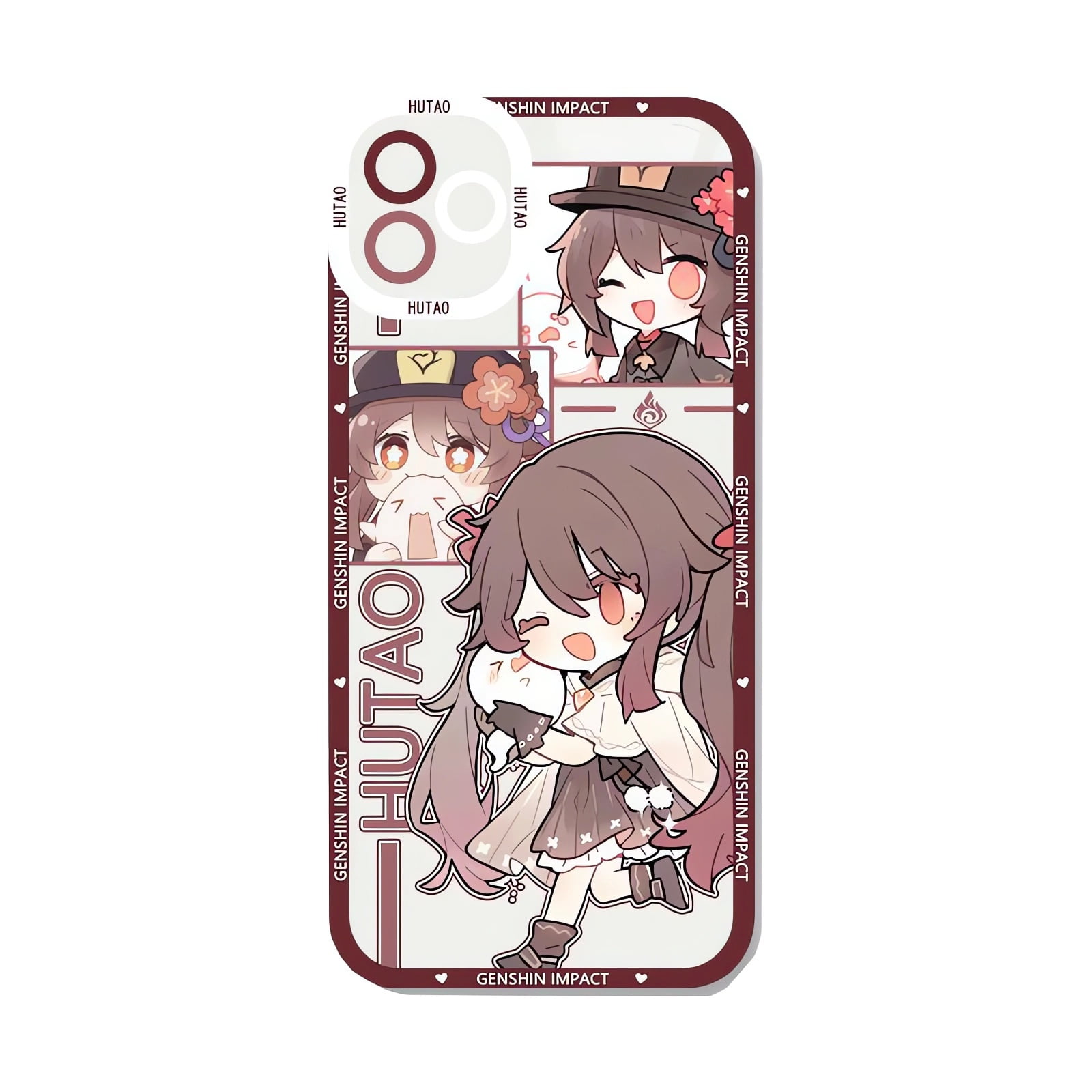 Dalicoter Genshin Impact Phone Case Anime Hutao Phone Case Game Multi ...