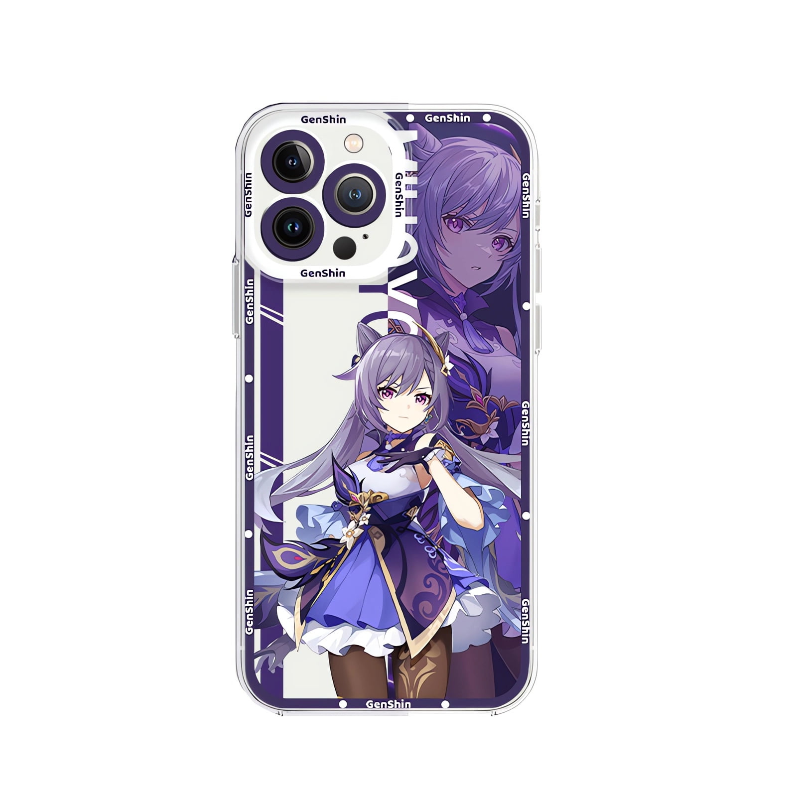 Dalicoter Genshin Impact Phone Case Anime Keqing Phone Case Game Multi ...