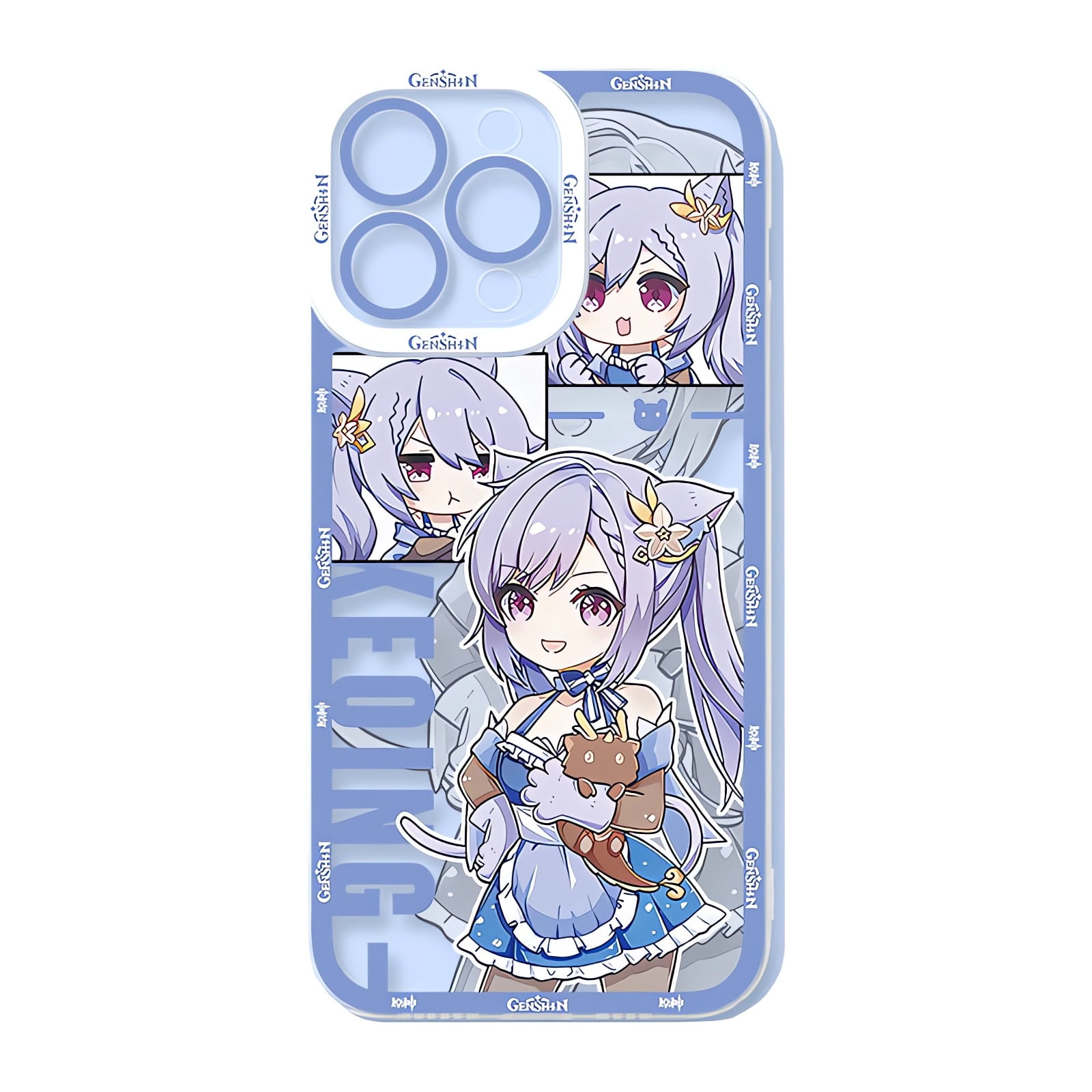 Dalicoter Genshin Impact Phone Case Anime Keqing Phone Case Game Multi ...
