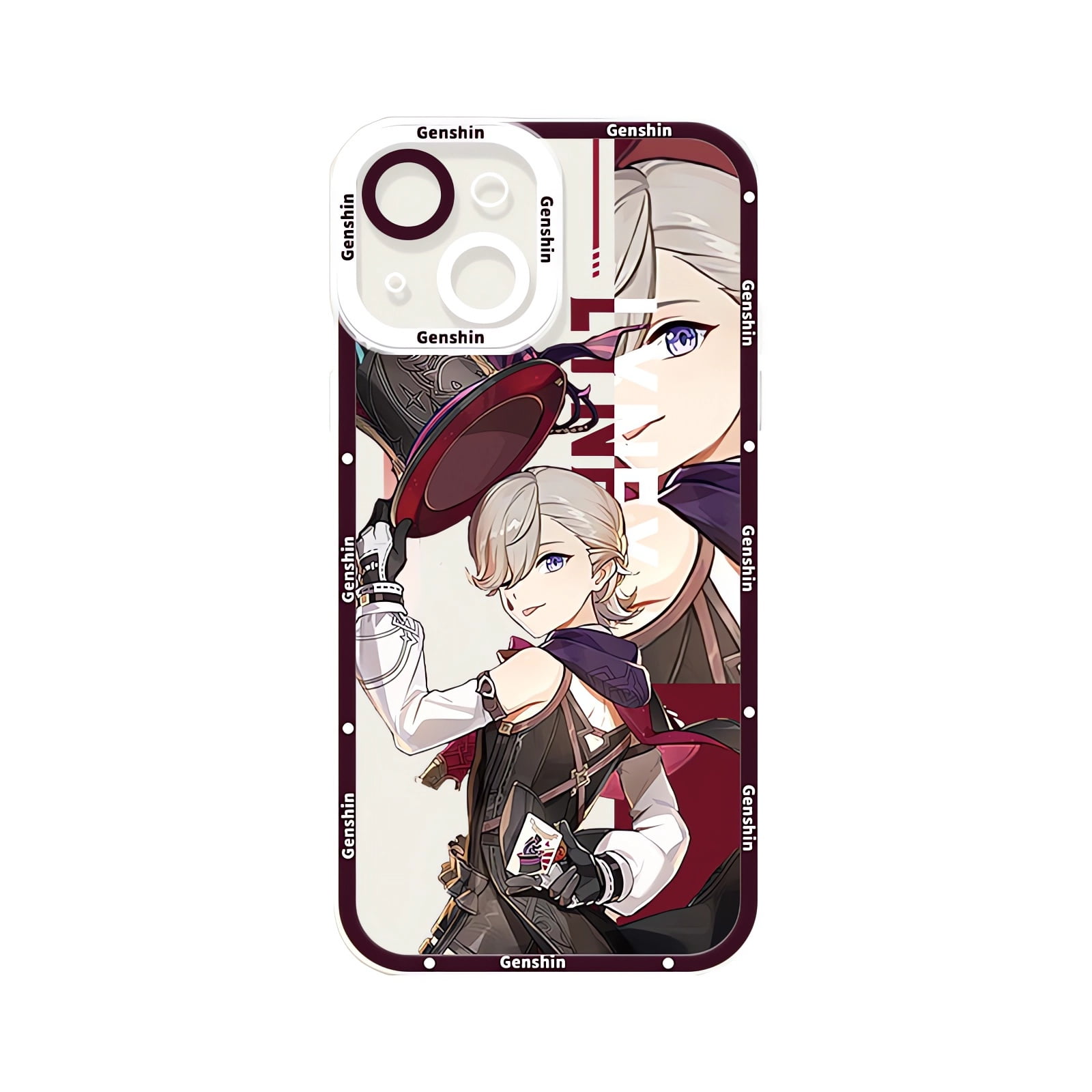 Dalicoter Genshin Impact Phone Case Anime Lyney Phone Case Game Multi ...