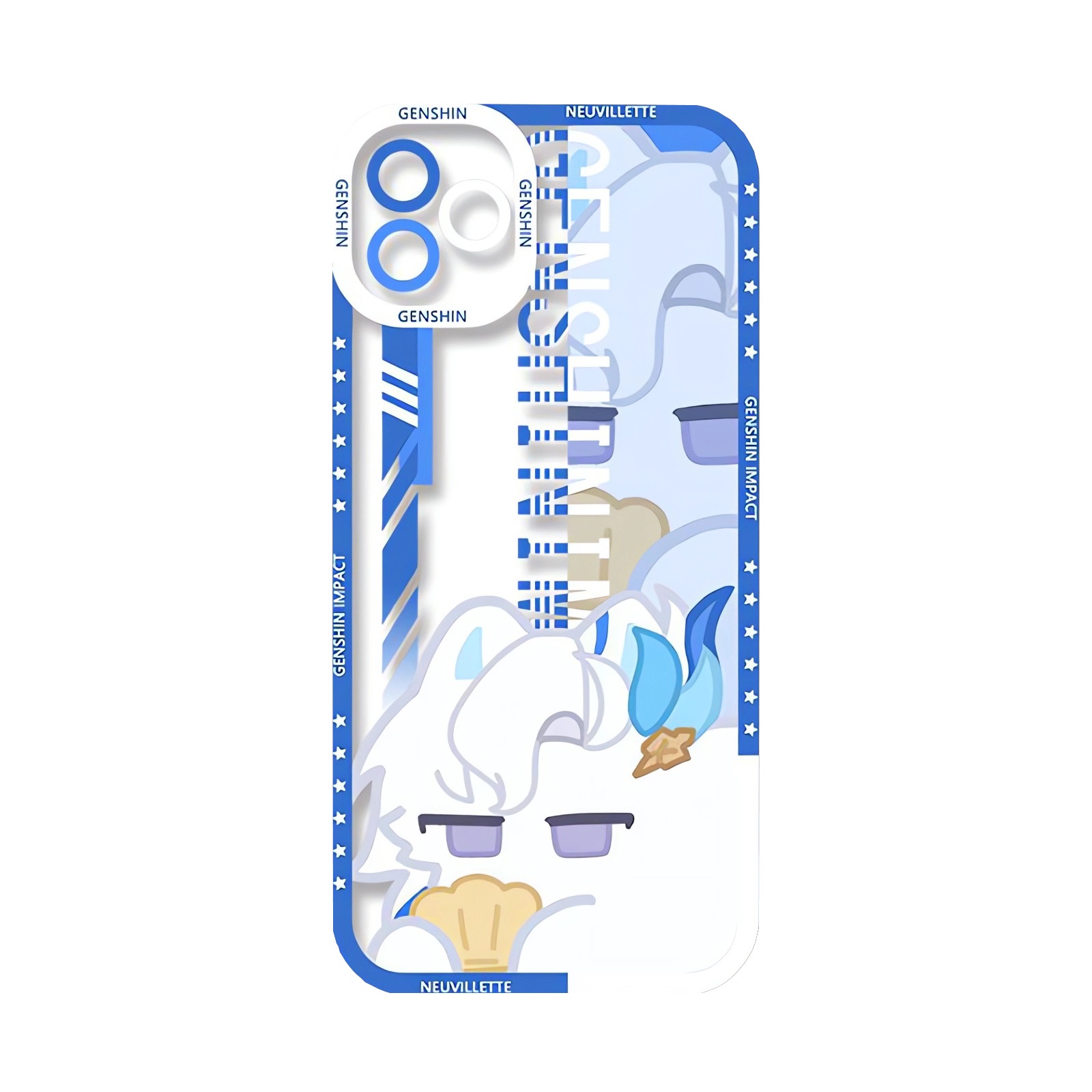 Dalicoter Genshin Impact Phone Case Anime Neuvillette Phone Case Game ...