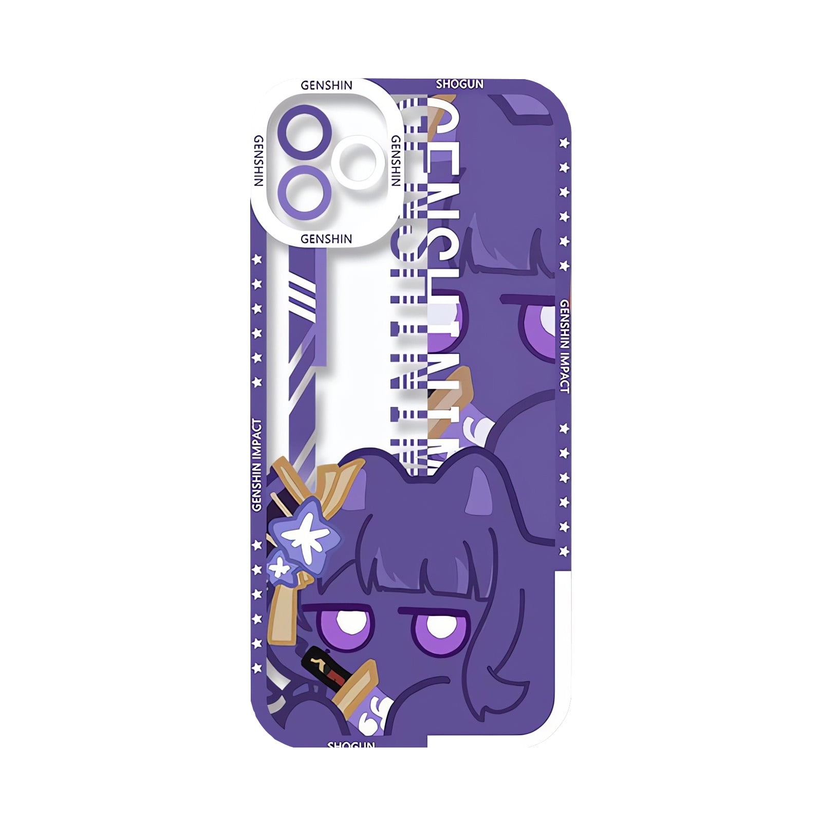 Dalicoter Genshin Impact Phone Case Anime Raiden Shogun Phone Case Game ...