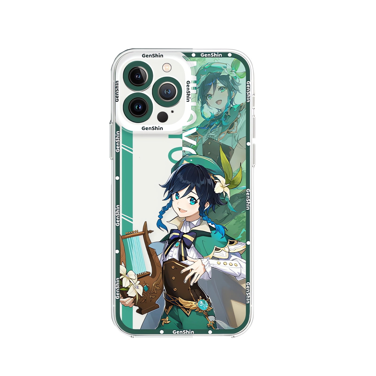 Dalicoter Genshin Impact Phone Case Anime Venti Phone Case Game Multi ...