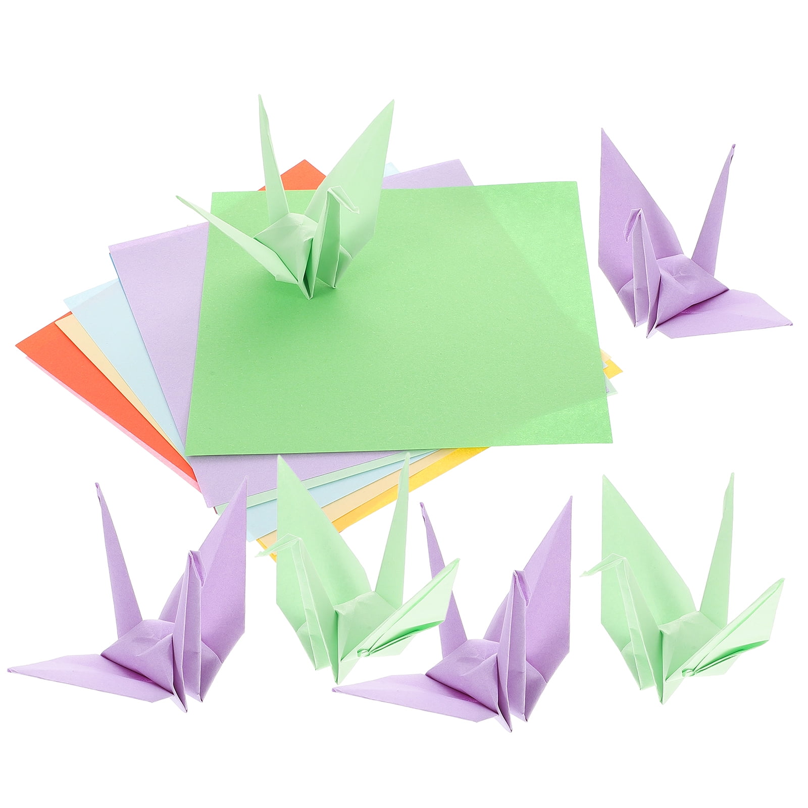 Dalidasy 100pcs Origami Papers Color Colorful Hand Craft Paper Manual ...