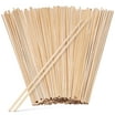 50Pcs Wooden Dowel Rods Unfinished Wood Dowels, Solid Hardwood Sticks ...