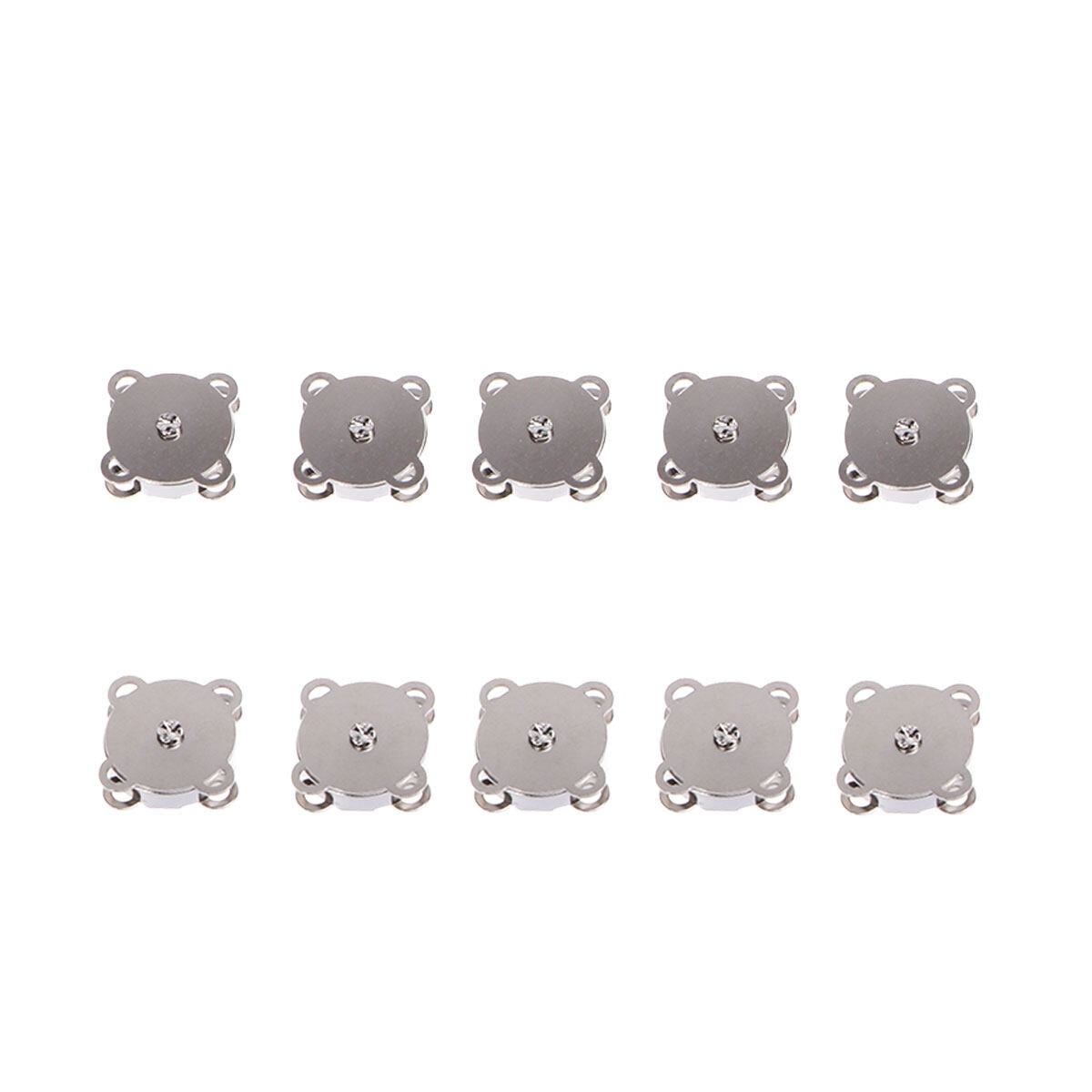 Dalidasy 10pcs Magnetic Snap Buttons Sew in Magnetic Closure Plum ...