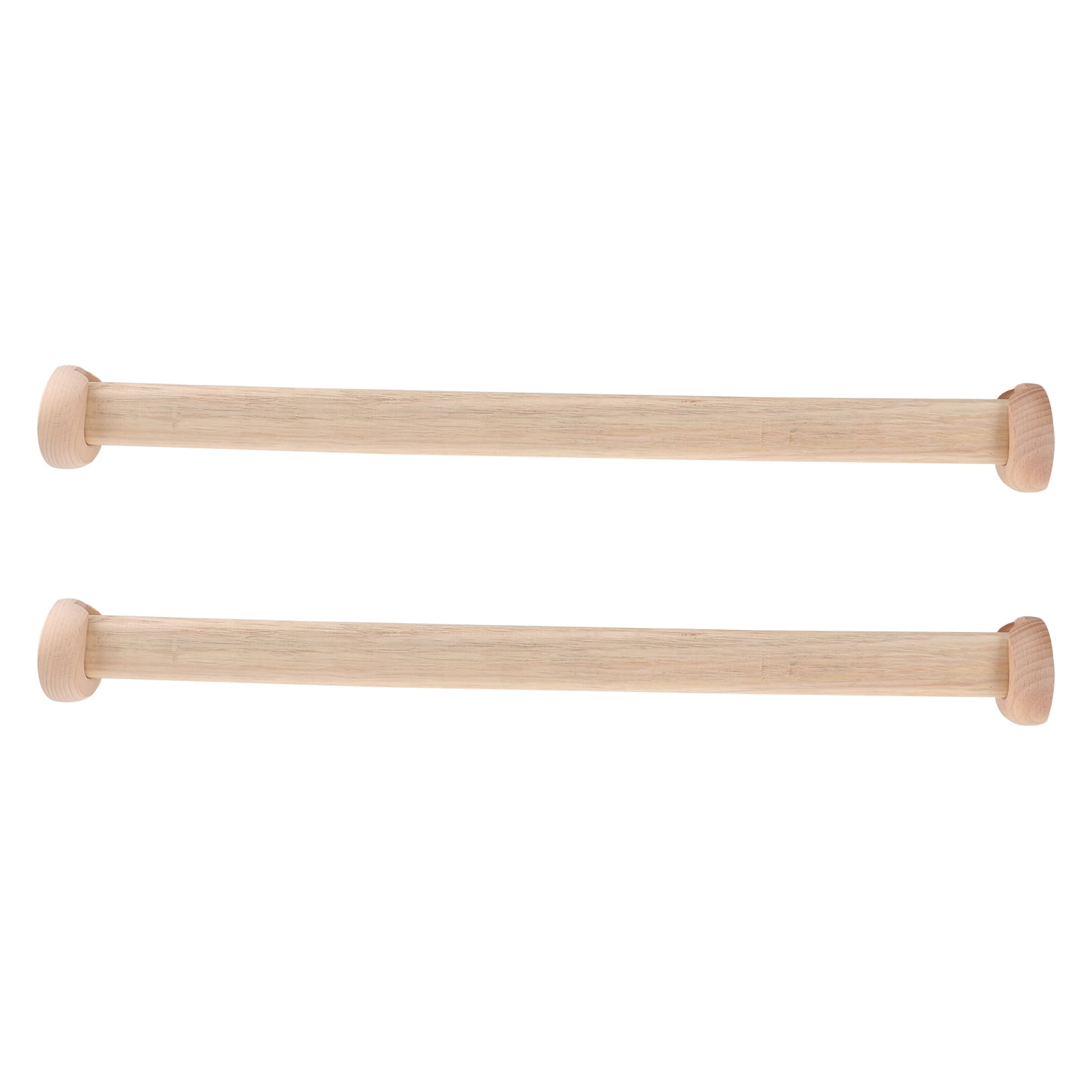 Dalidasy 2Pcs Wooden Closet Rods Heavy Duty Closet Pole Wardrobe Cross ...