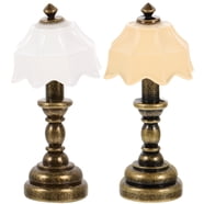 Masteelf 4PCS Miniature Wall Light Garden Lamps Models Wall Lamp Models ...