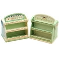 Dalidasy 2pcs Miniature Supermarket Storage Rack Model Mini House Shelf ...