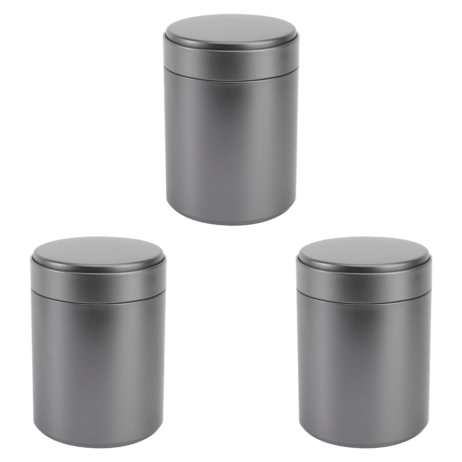 Dalidasy 3pcs Round Metal Tins with lids Empty Tin Box Containers ...