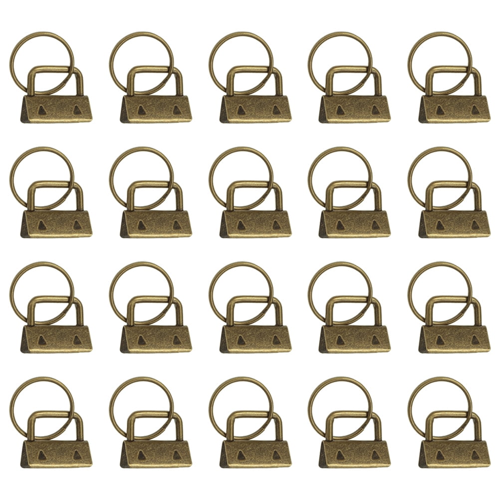 Dalidasy 40Pcs Ribbon Ends Clamps Premium Bag Strap Ends Clips Jewelry ...