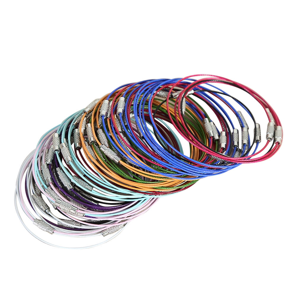 Dalidasy 50pcs Rainbow Multicolor Bangle Colorful Bangle Bracelet Hand ...