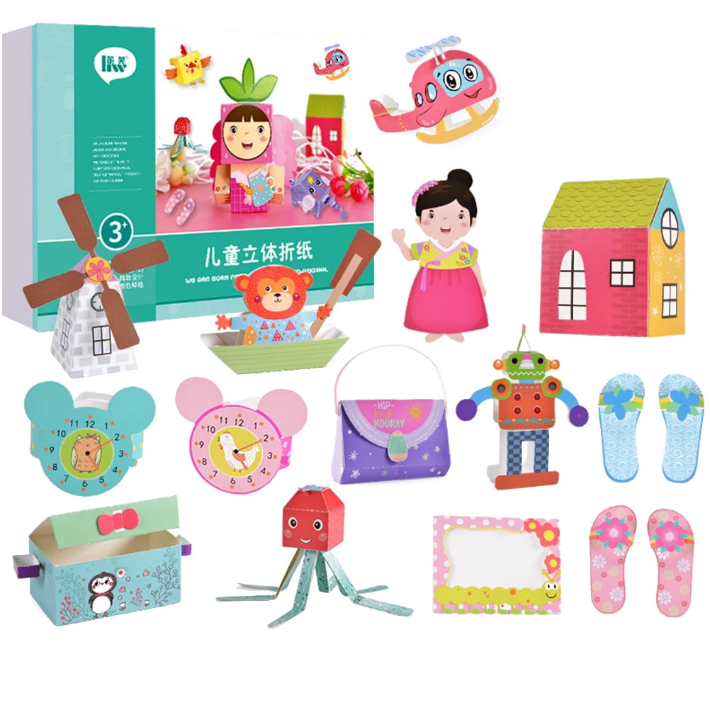 Dalidasy Children's Handmade Book Three-dimensional Origami Paper-cut ...