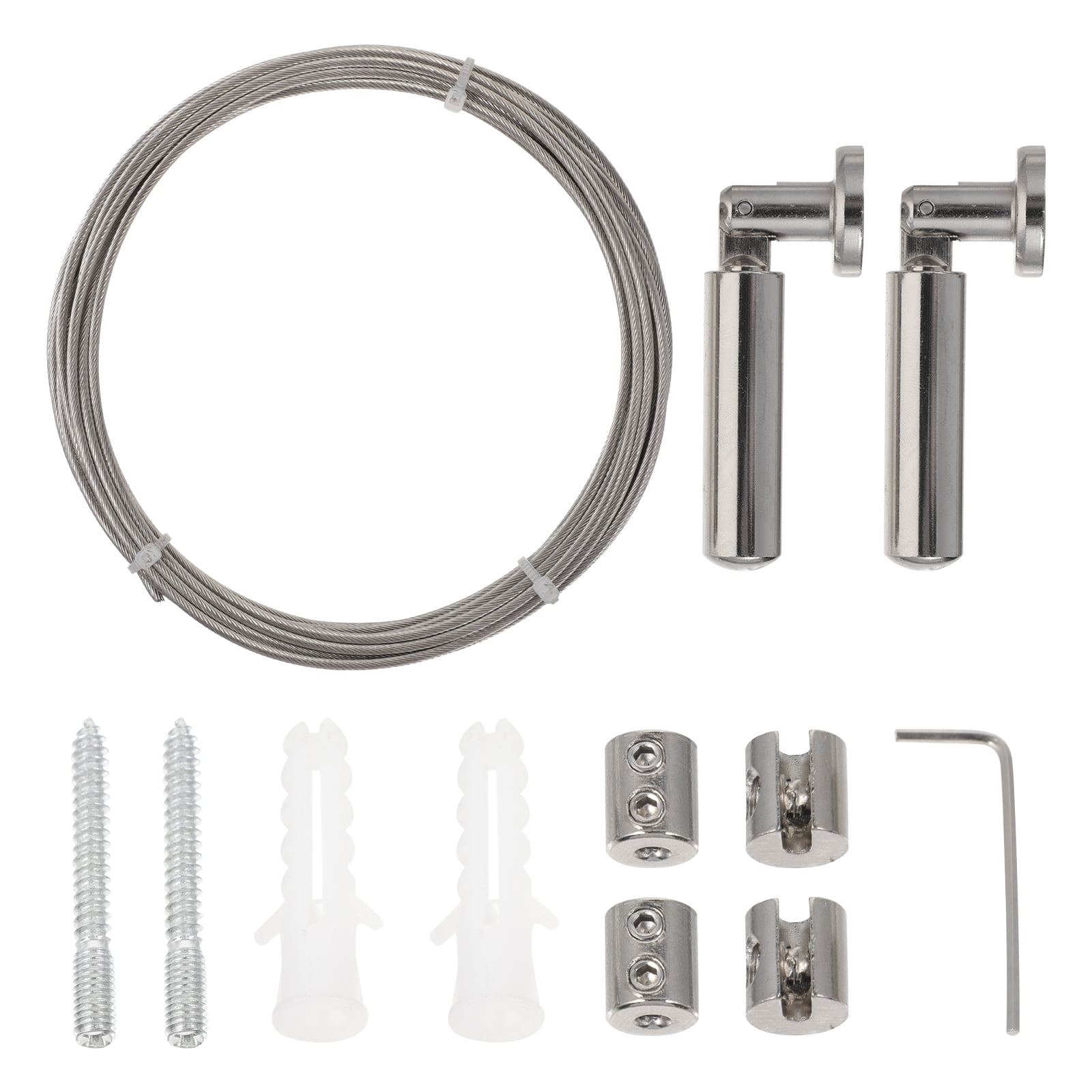 Dalidasy Curtain Drape Wire Rod Set Stainless Steel Drape Wire ...