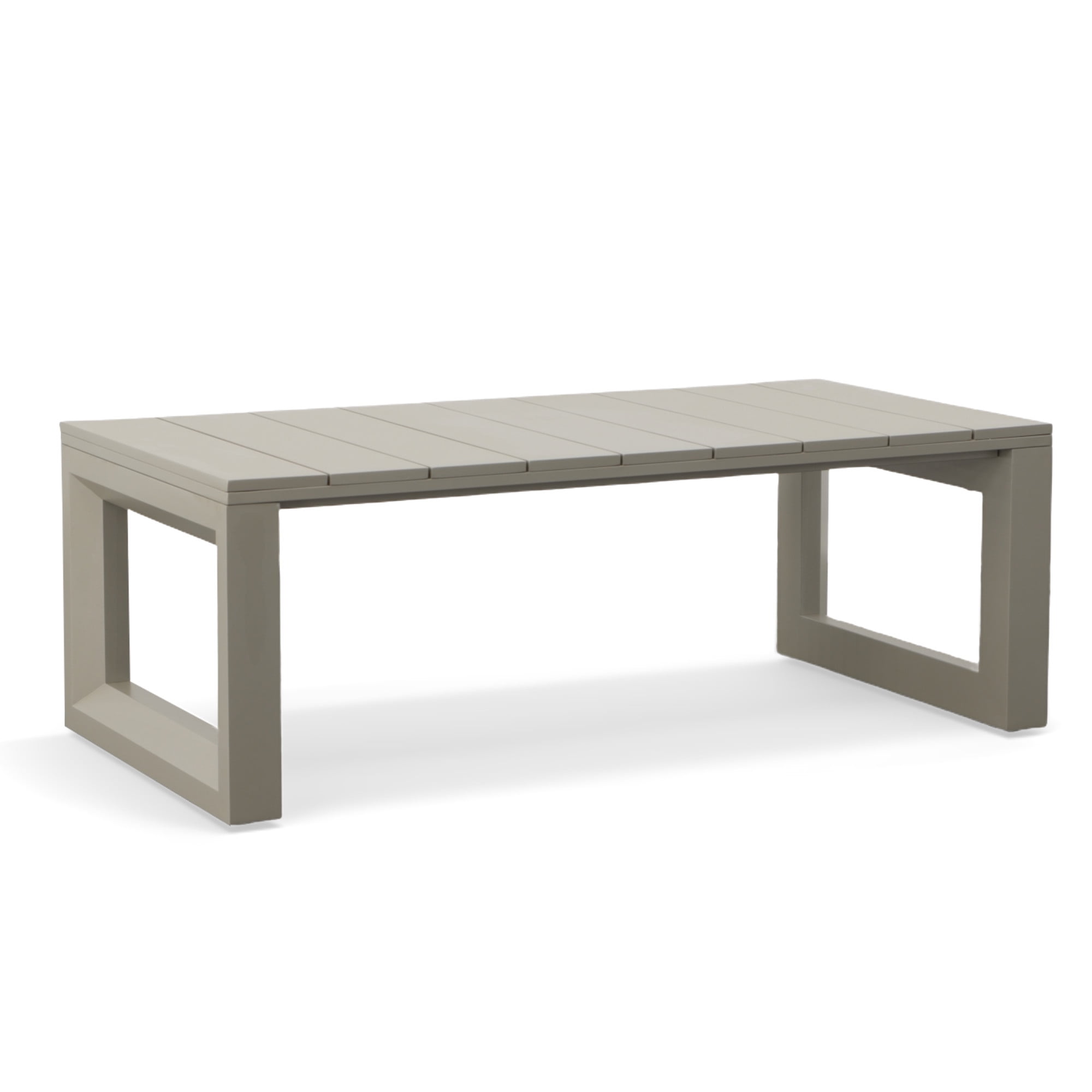 Dalilah Gray Aluminum Patio Cocktail Table - Walmart.com