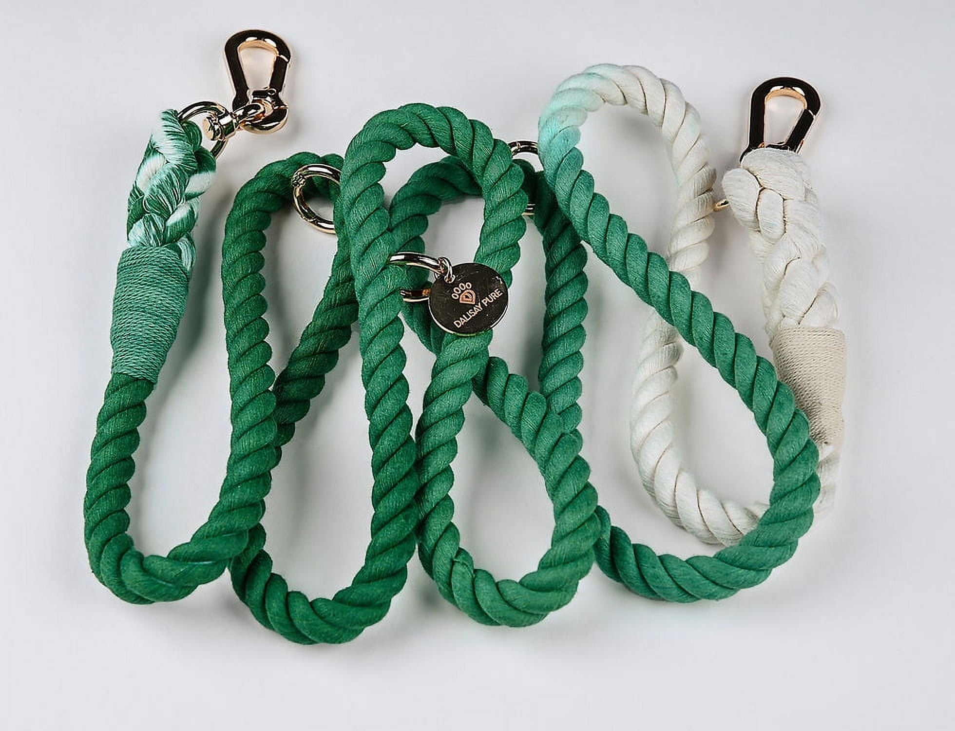 Dalisay Pure “Classic Teal" Beyond Par Cotton Rope Leash - Walmart.com