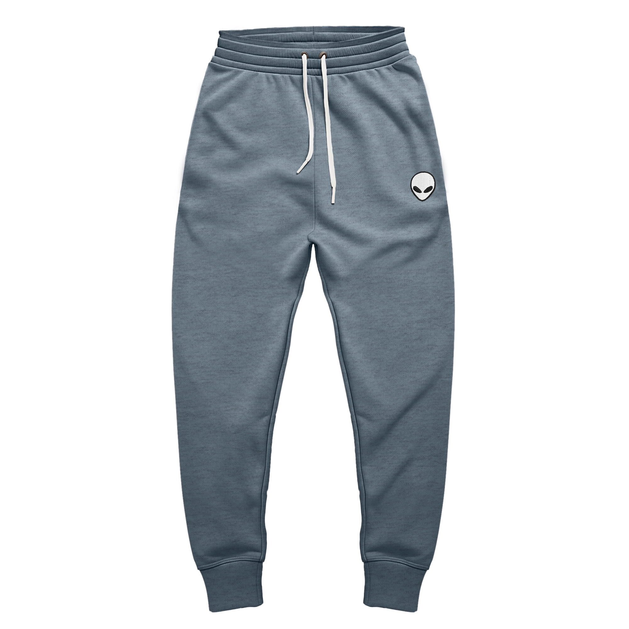 Dalix Alien Embroidered Fleece Jogger Cuff Sweatpant Sweats Soft Warm ...