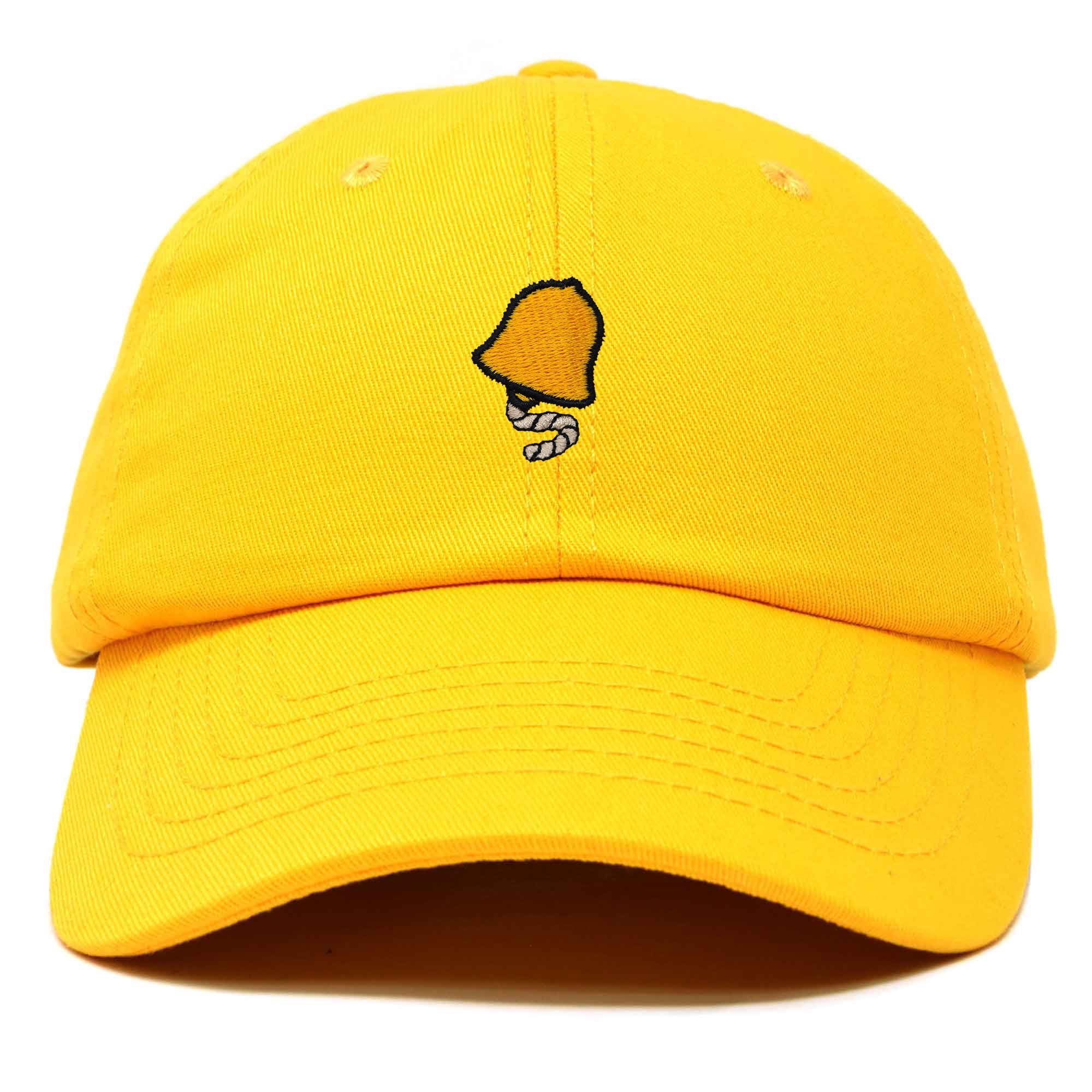 Dalix Bell Embroidered Cap Cotton Baseball Hat Nautical Womens in Gold ...