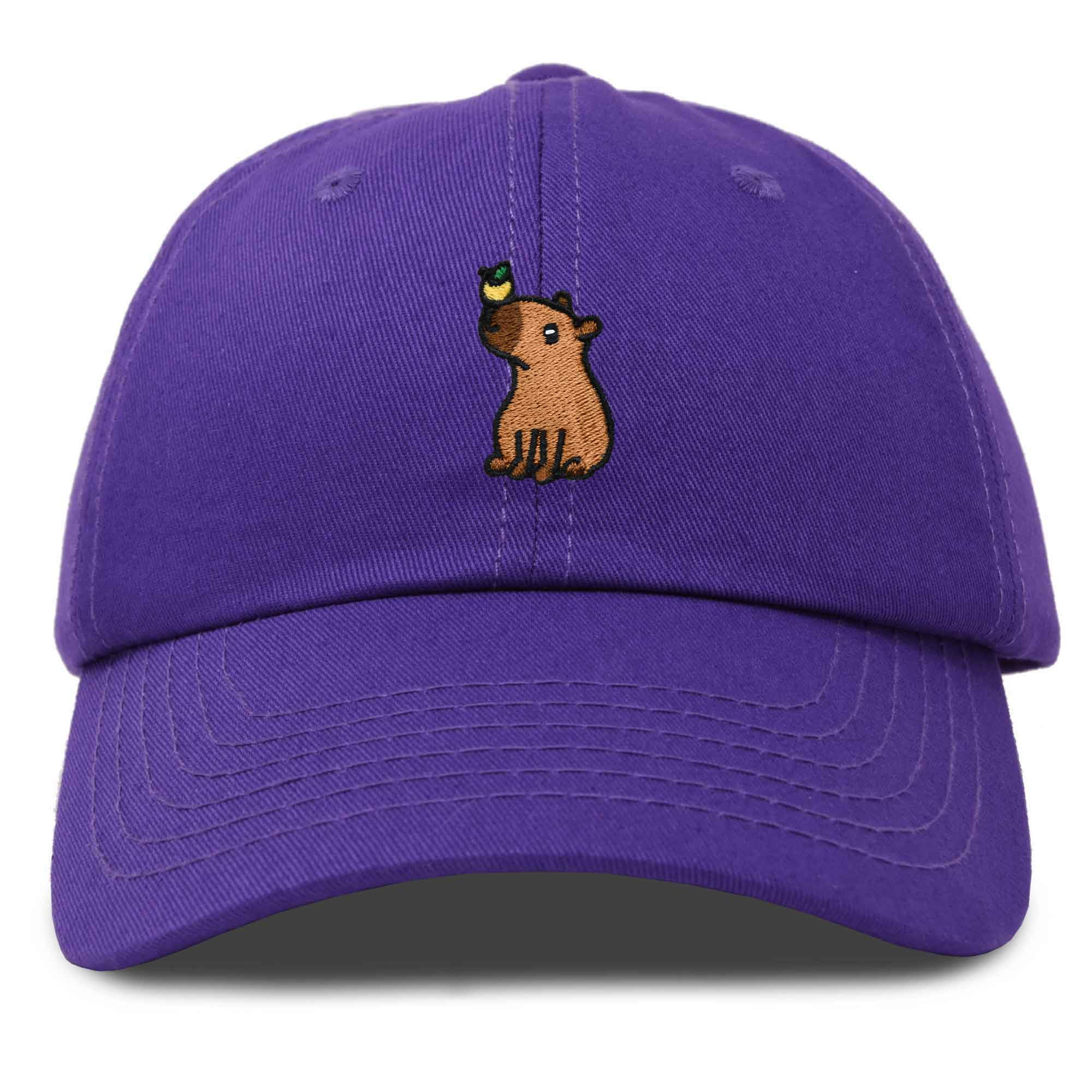 Dalix Capybara Cap Embroidered Dad Baseball Hat Cotton Adjustable ...